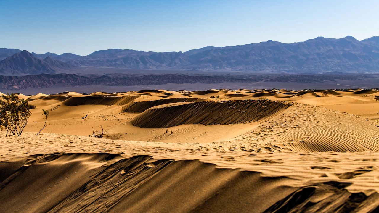 Wallpaper desert, sand, rocks, mountains hd, picture, image