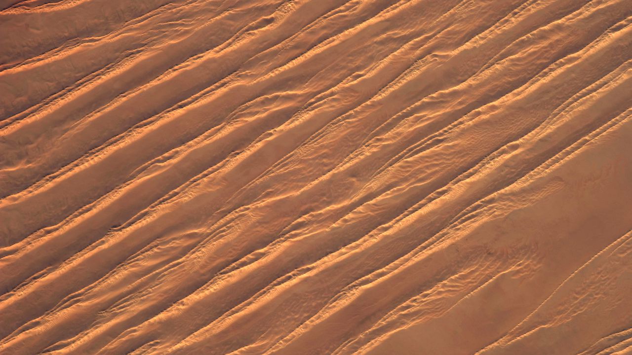 Wallpaper desert, sand, aerial view, brown hd, picture, image