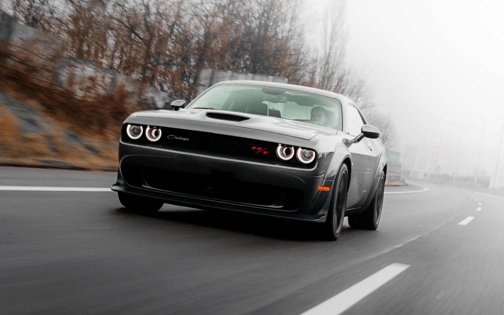 Download wallpaper 1680x1050 dodge challenger, dodge, car, road, speed ...