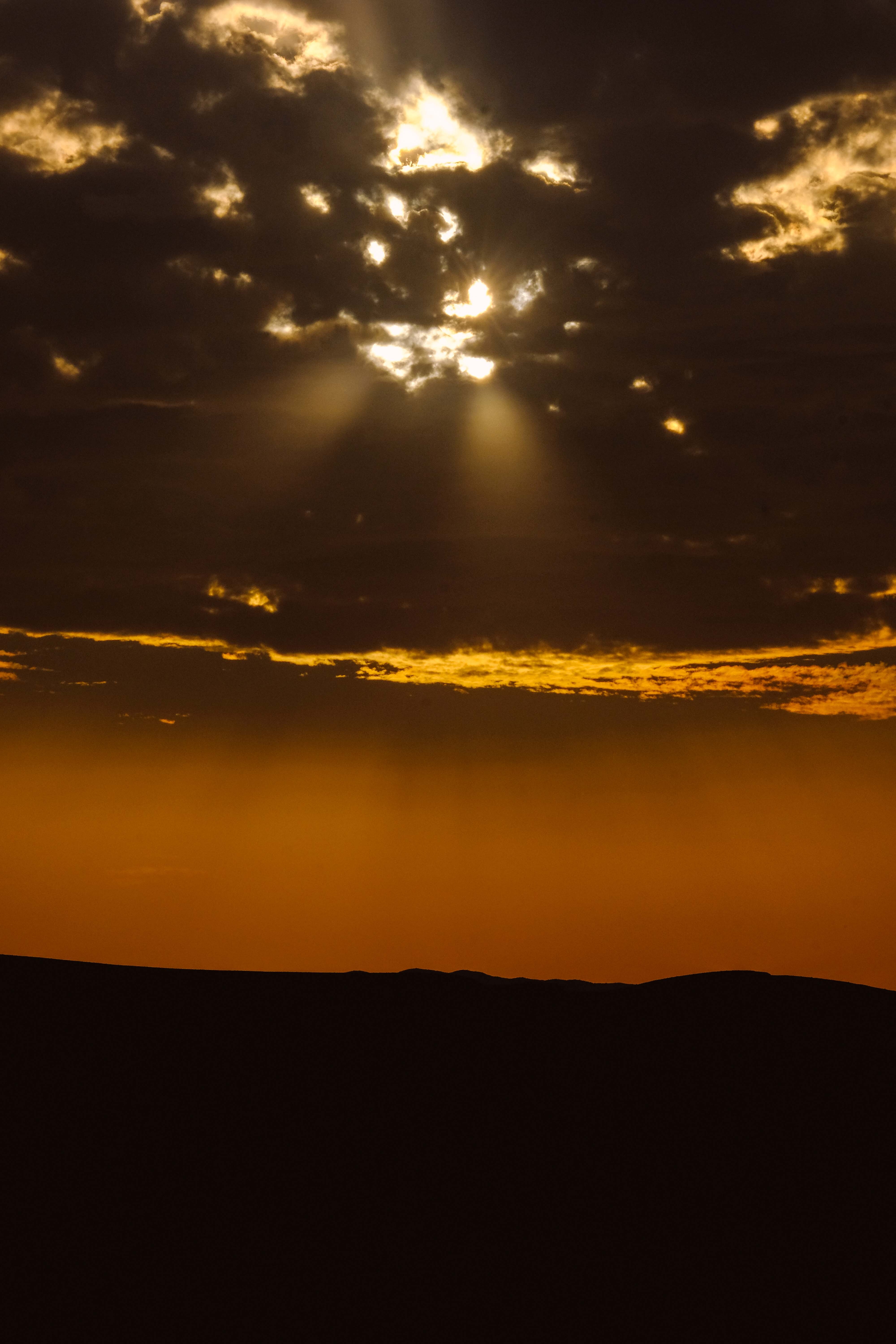 Download wallpaper 4000x6000 dusk, sky, clouds, dark, landscape hd ...