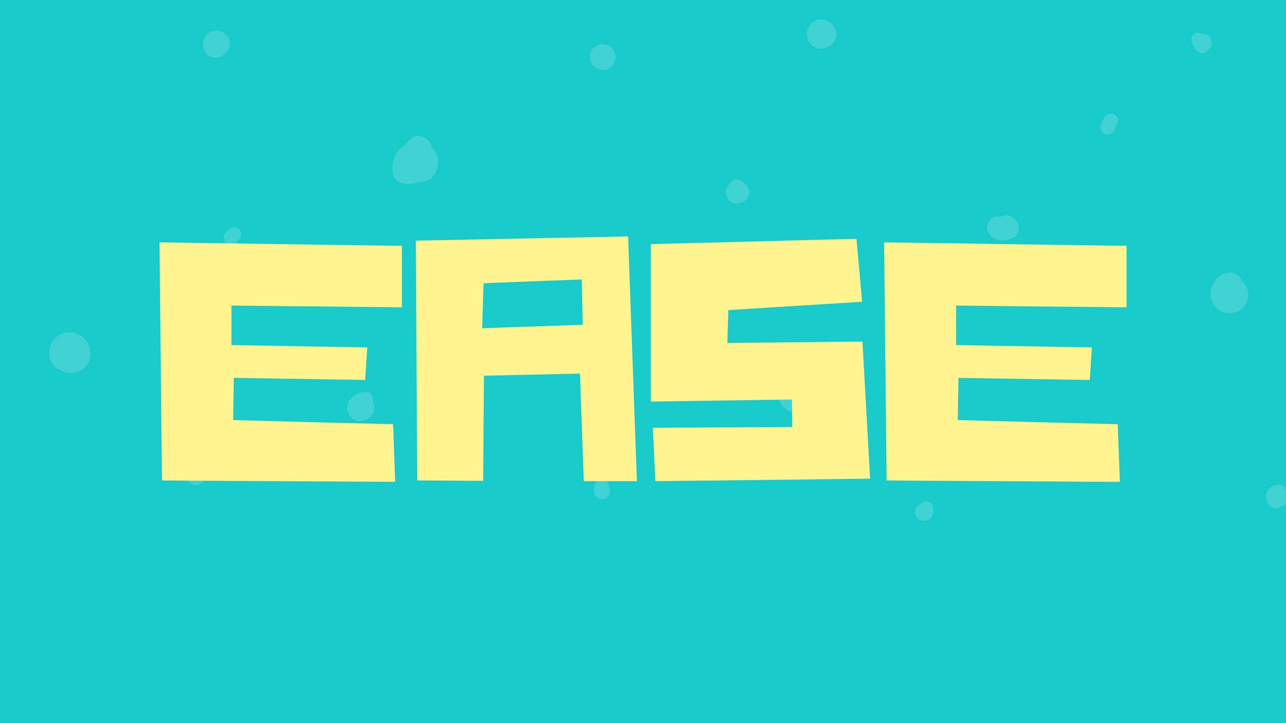 Download wallpaper 2560x1440 ease, word, inscription, bubbles ...