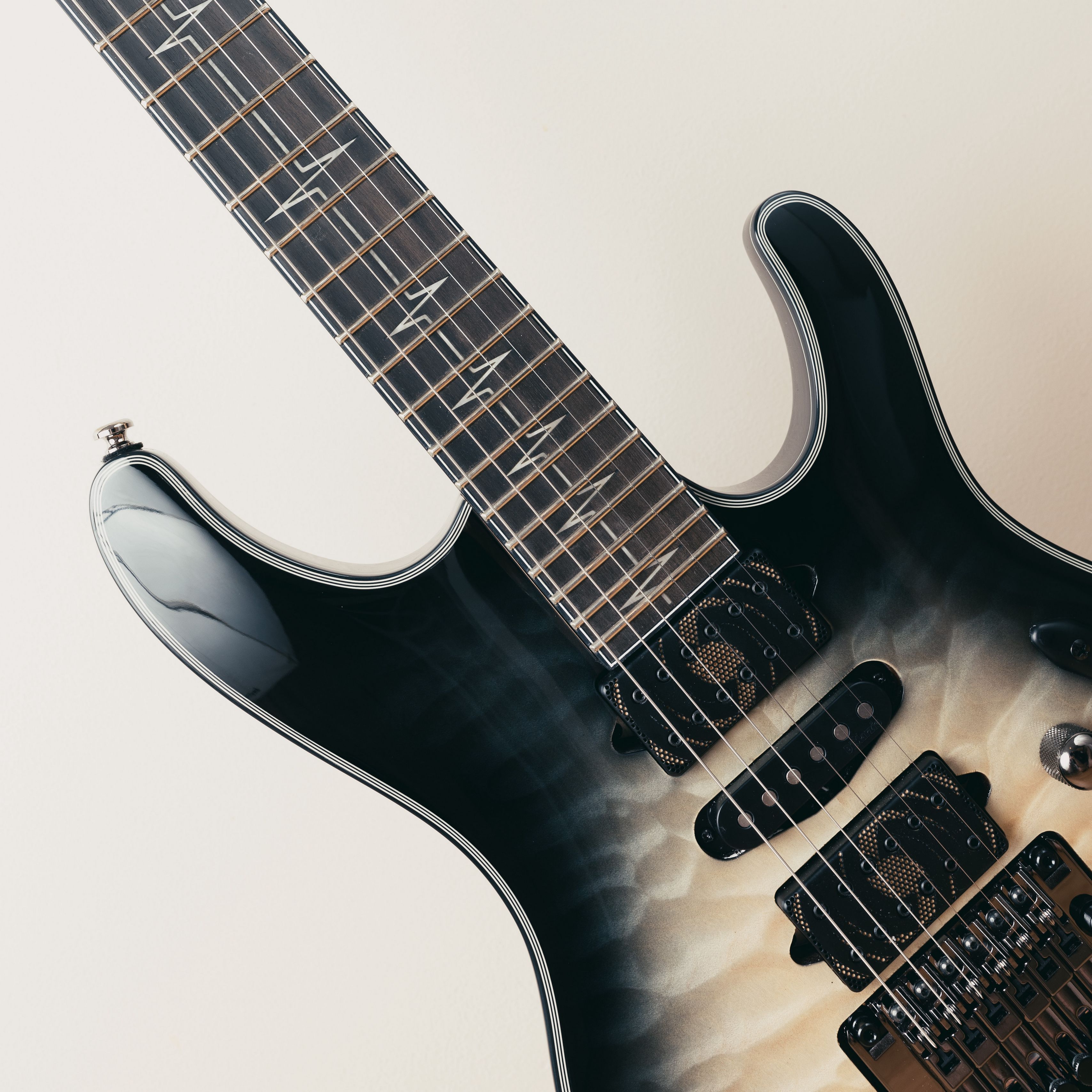 Download wallpaper 3415x3415 electric guitar, guitar, music, white ...