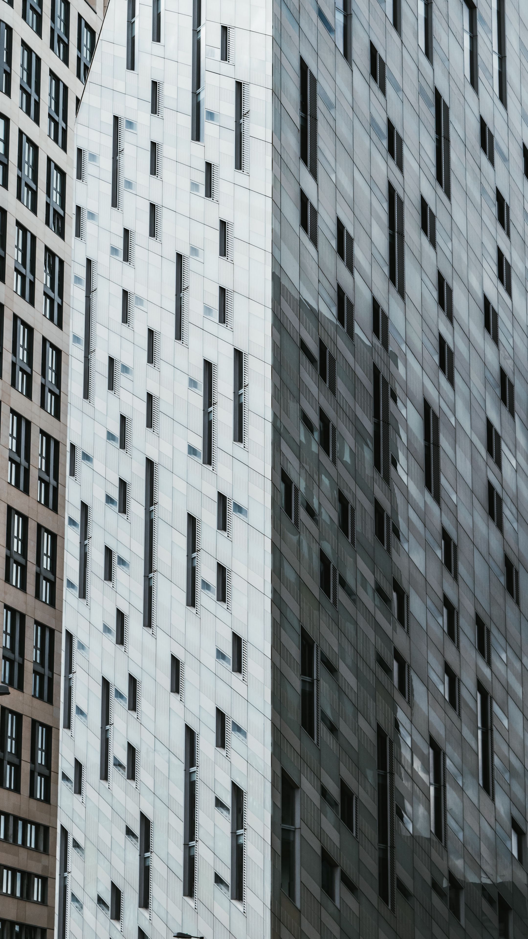 Download wallpaper 2160x3840 facade, building, windows, wall samsung ...