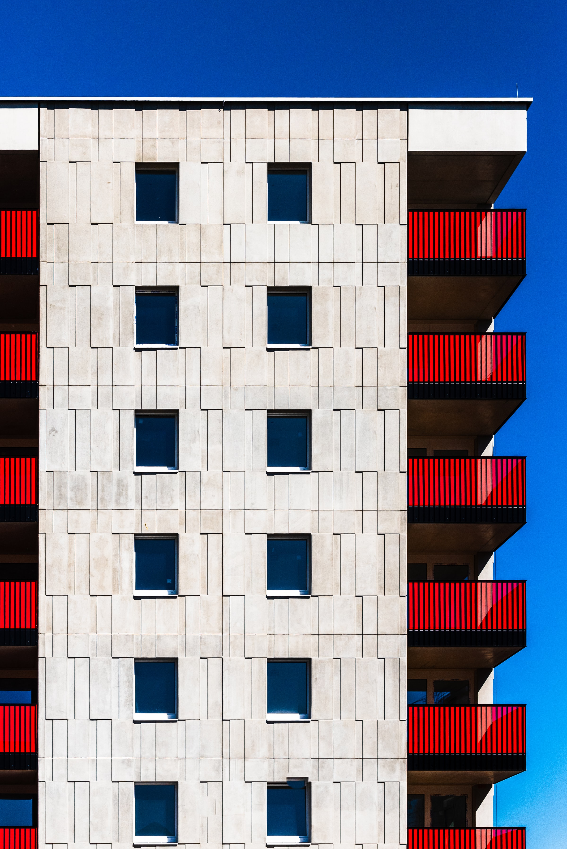 Download wallpaper 2400x3596 facade, building, windows, wall ...
