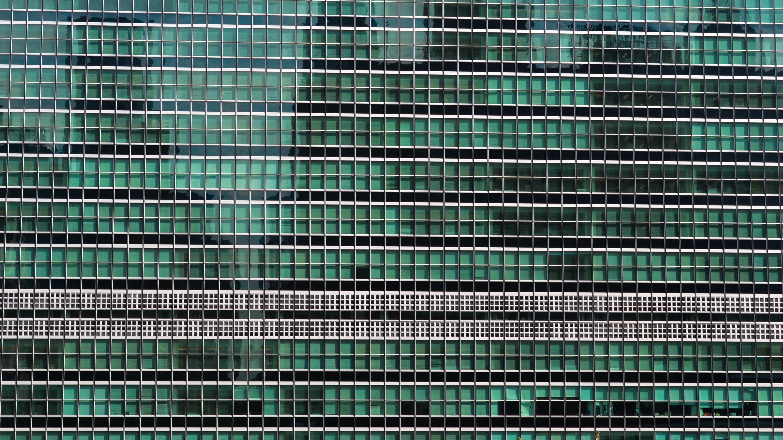 Download wallpaper 2560x1440 facade, squares, building, architecture ...