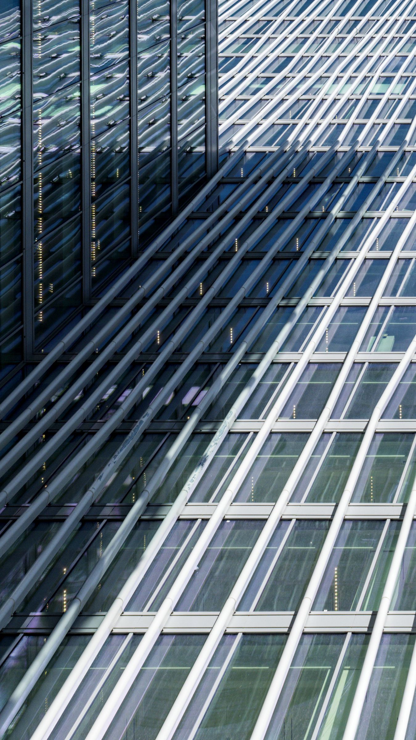Download wallpaper 1350x2400 facade, stripes, building, architecture ...