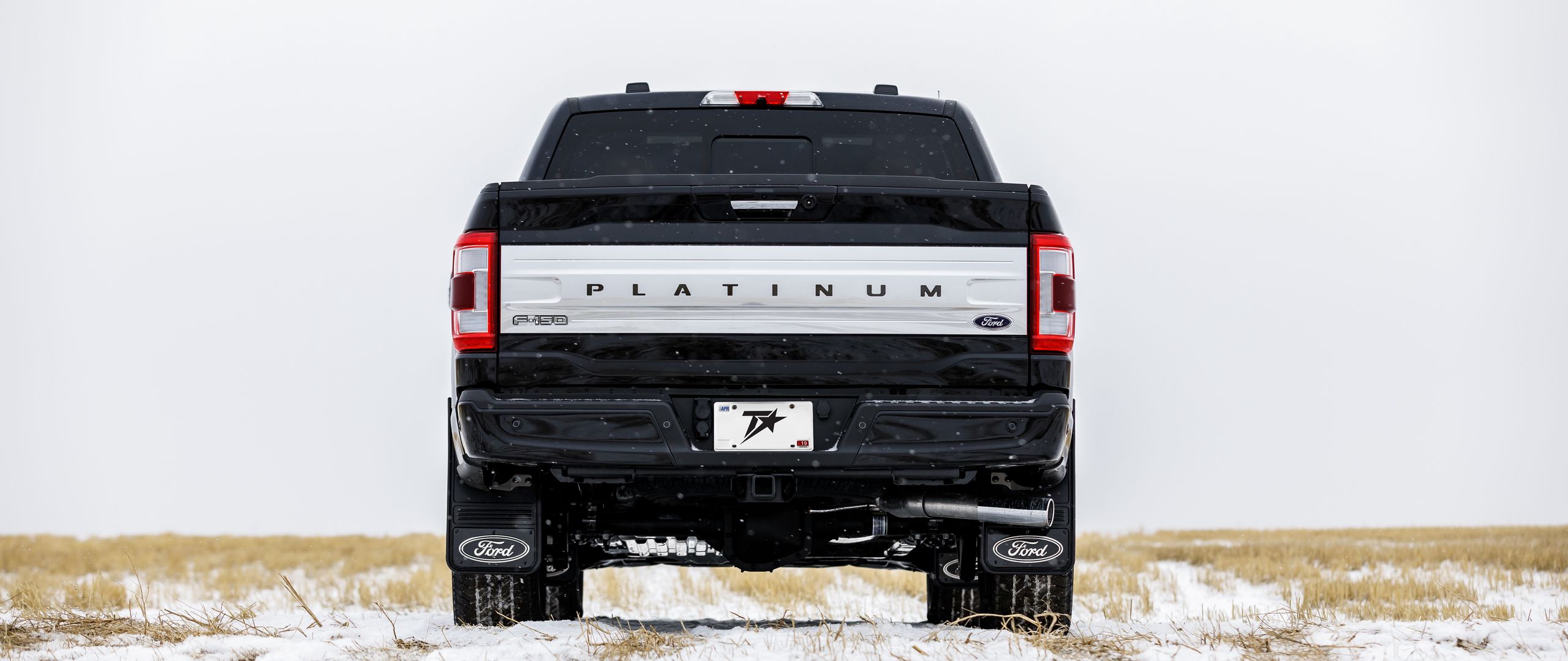 Download wallpaper 2560x1080 ford platinum, ford, car, black, suv, back ...