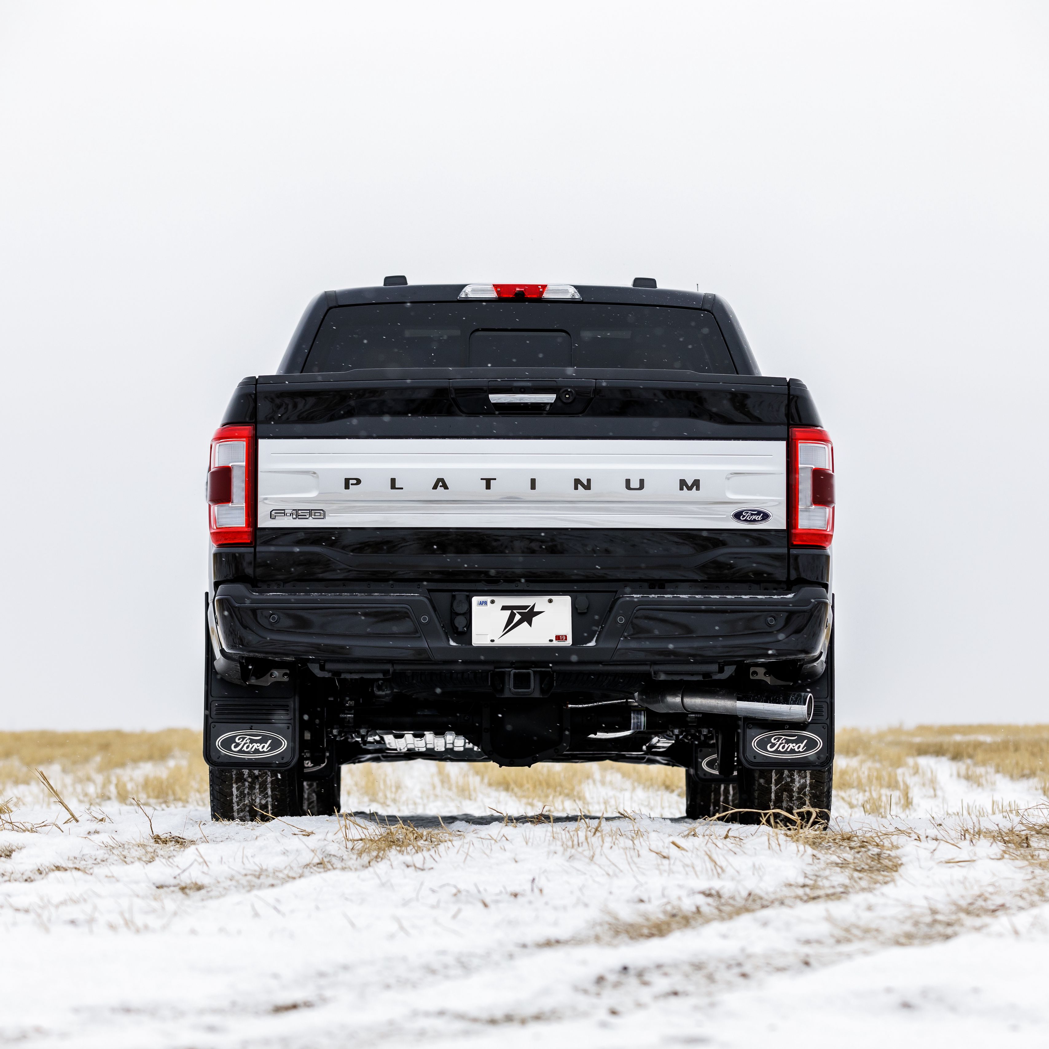 Download wallpaper 3415x3415 ford platinum, ford, car, black, suv, back ...