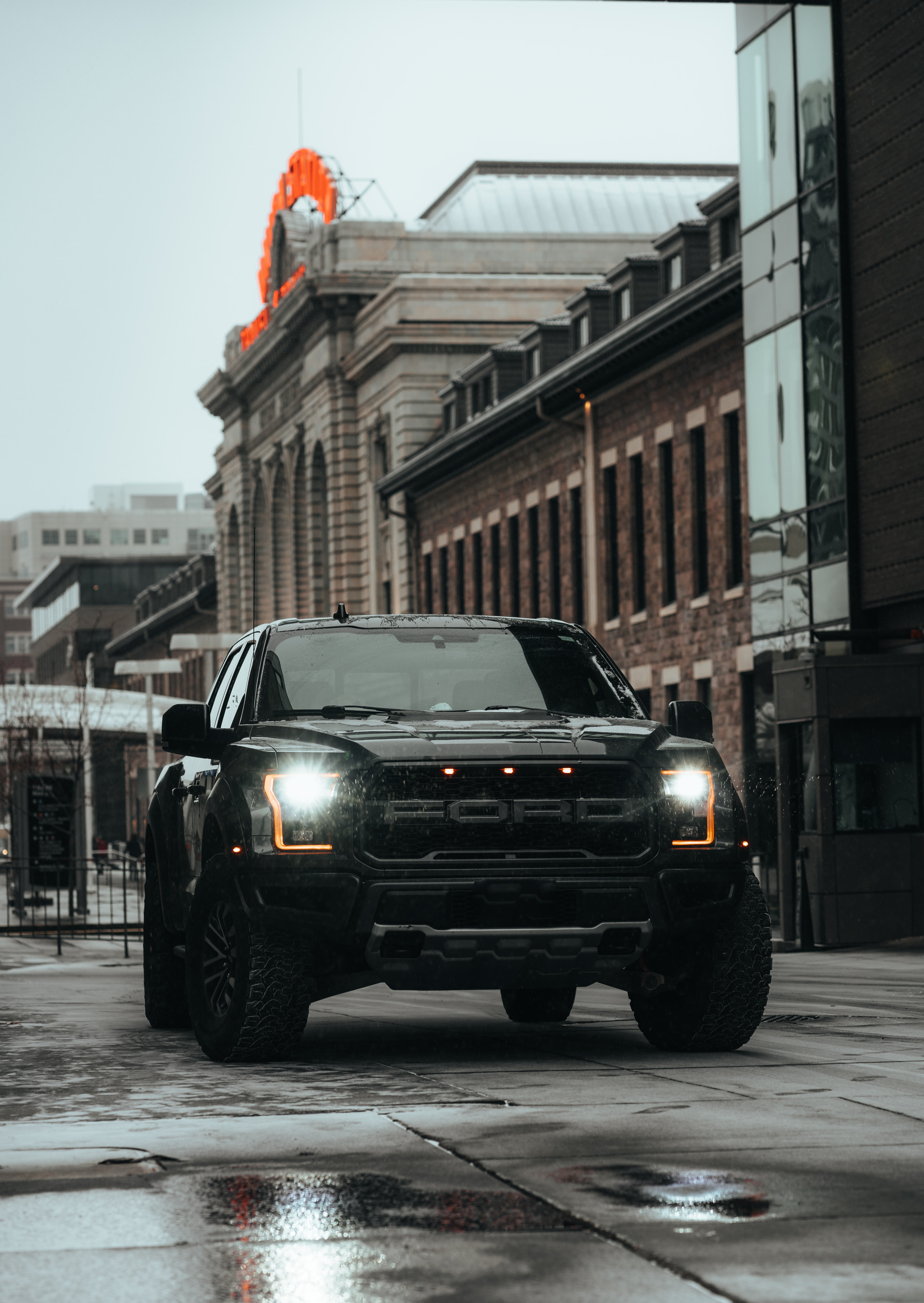 Download wallpaper 4993x7042 ford raptor, ford, car, suv, black, road ...