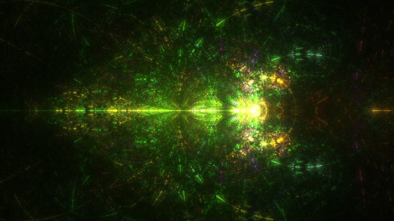 Wallpaper Fractal Glow Bright Light Abstraction Hd Picture Image
