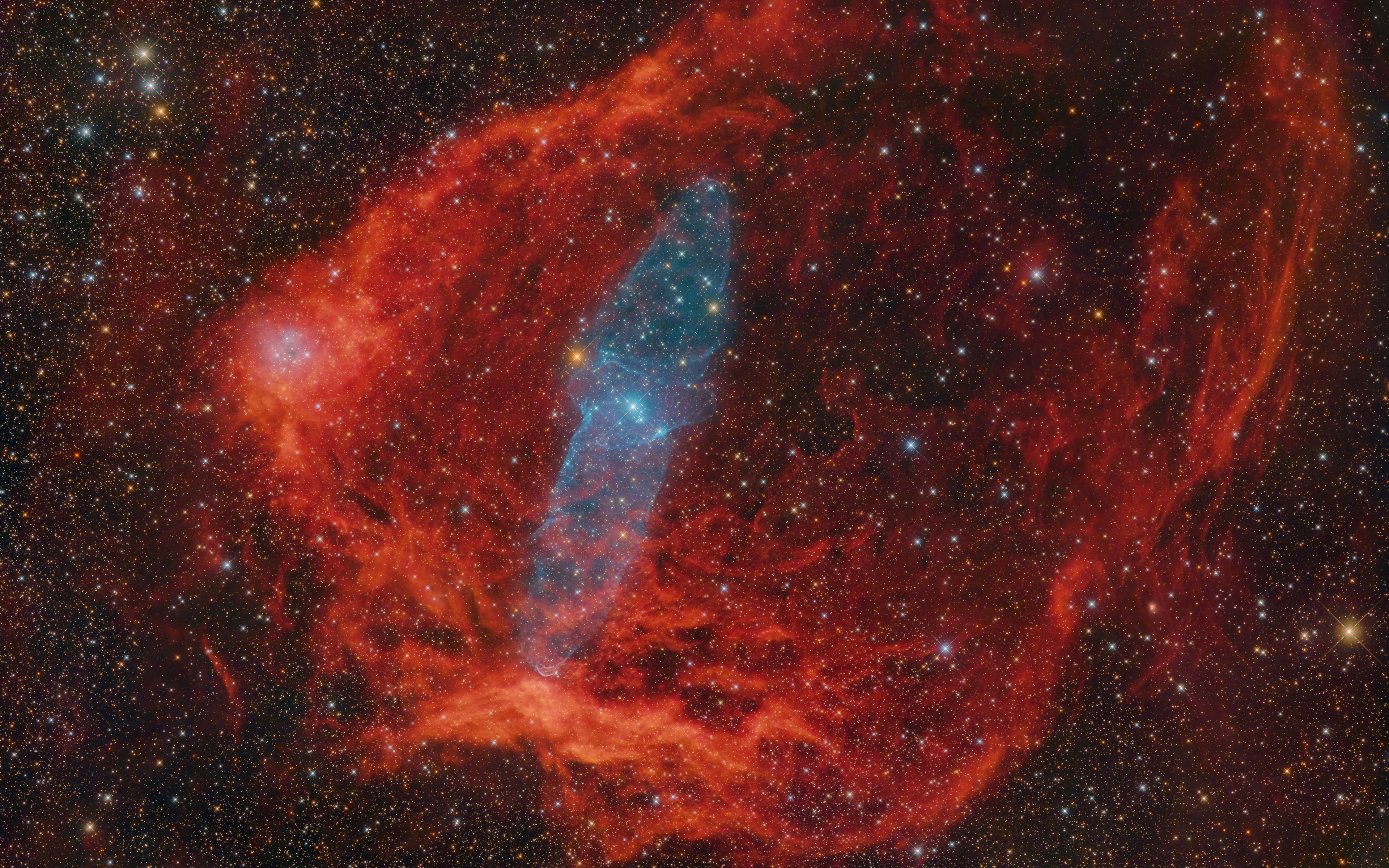 Download wallpaper 3840x2400 giant nebula, nebula, space, stars 4k ...
