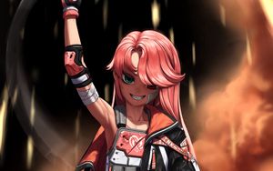 Wallpaper girl, submachine gun, weapon, anime, art hd, picture, image