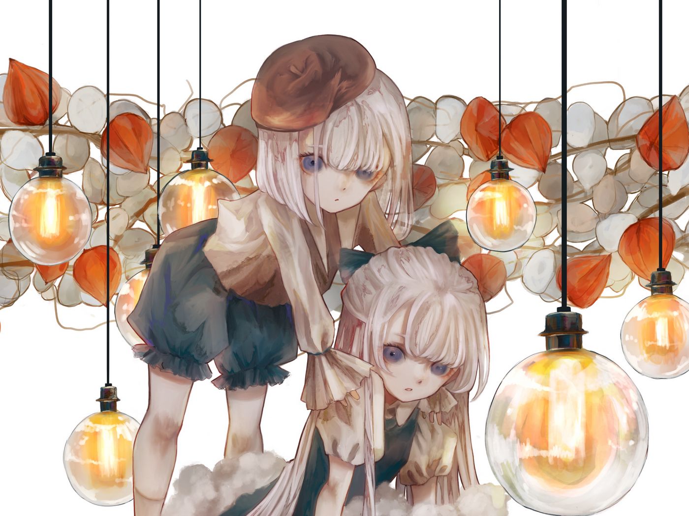 Anime Sisters Wallpaper