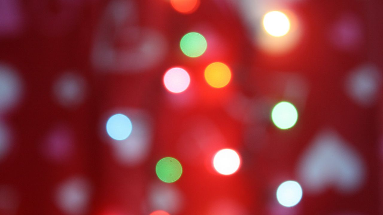 Wallpaper glare, circles, background, red hd, picture, image