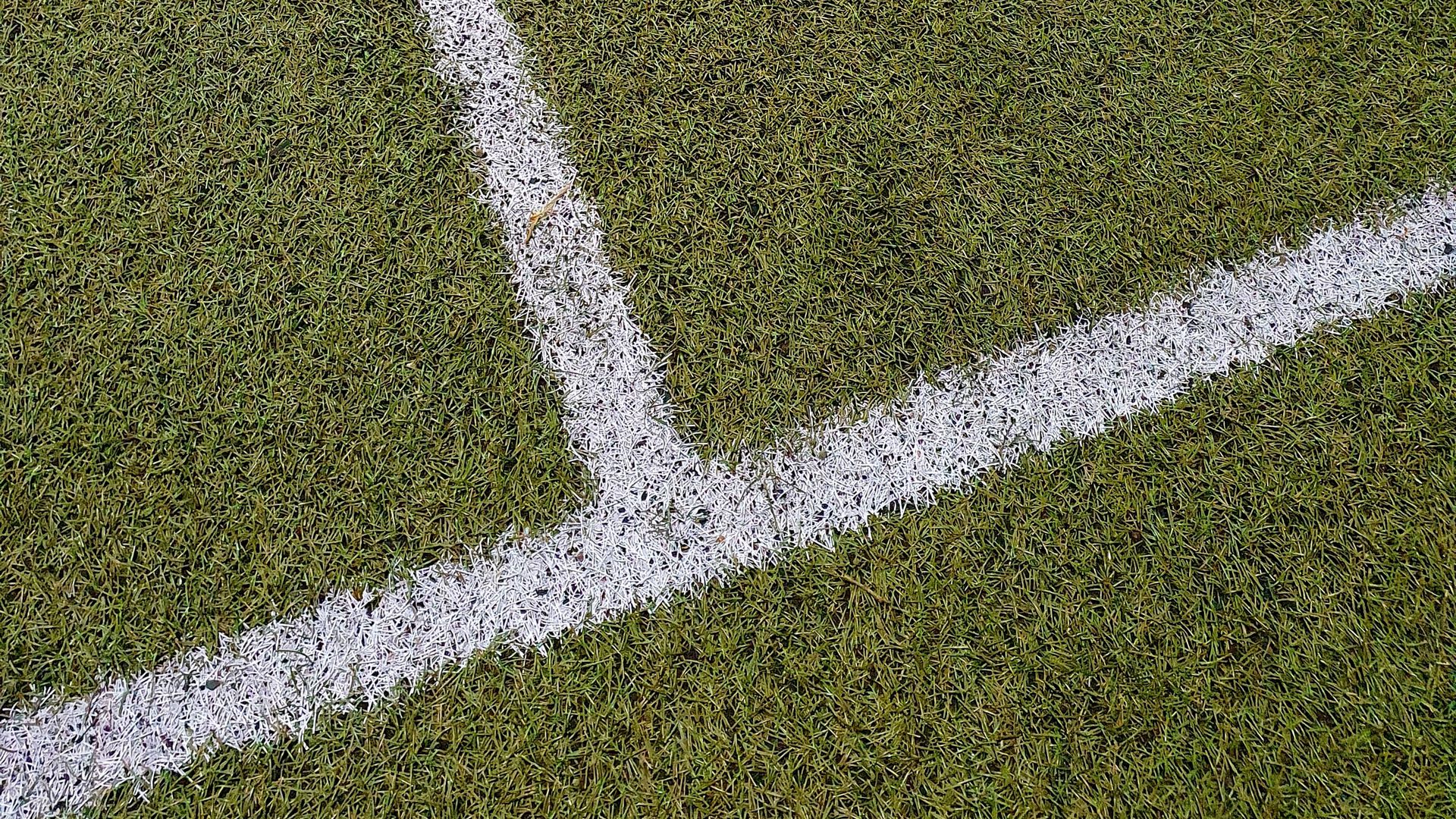Download wallpaper 1920x1080 grass, marking, stadium, field full hd ...