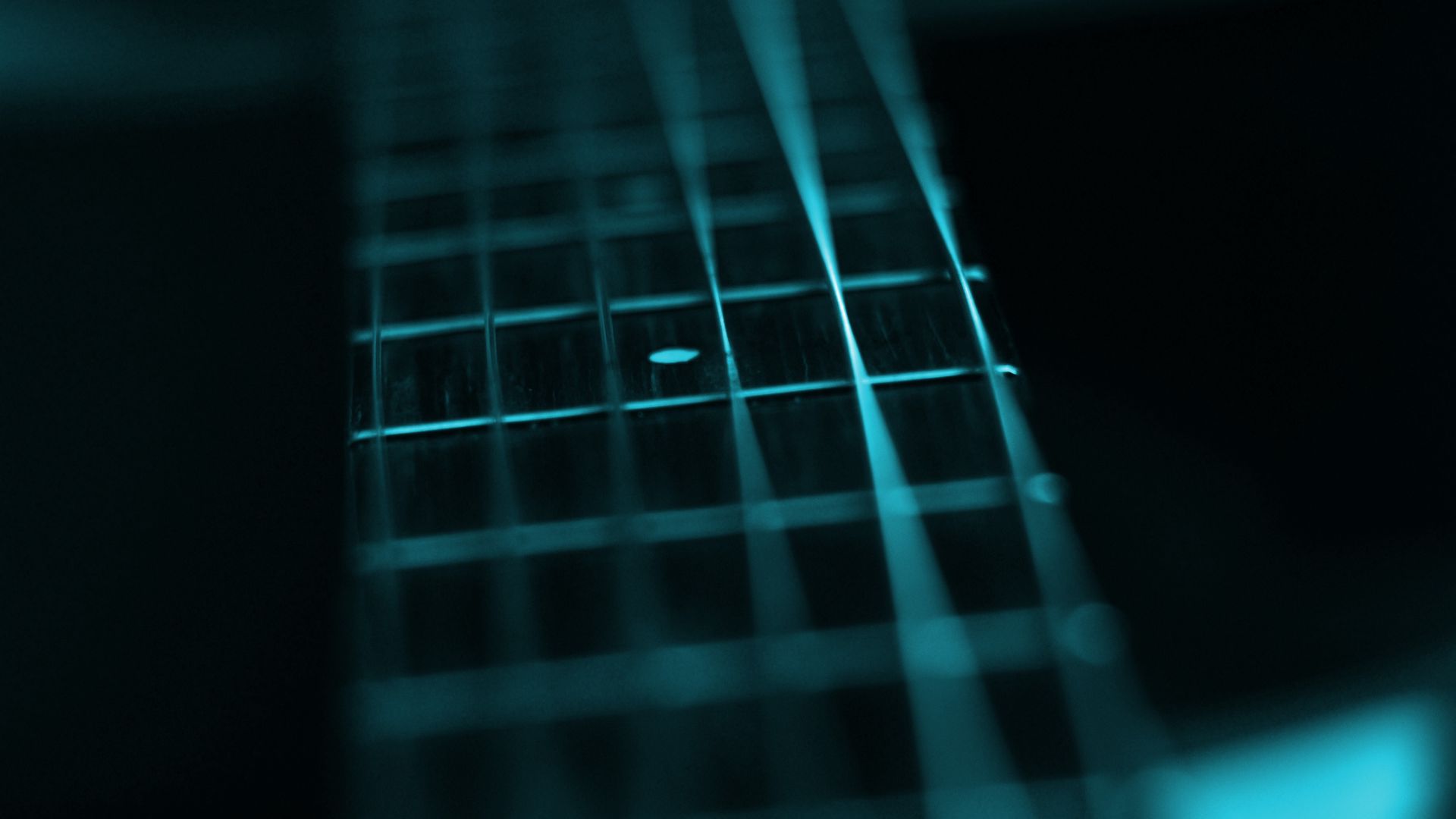 Download wallpaper 1920x1080 guitar, strings, griff, fingerboard ...