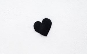 Wallpaper heart, love, bw, art, vector hd, picture, image