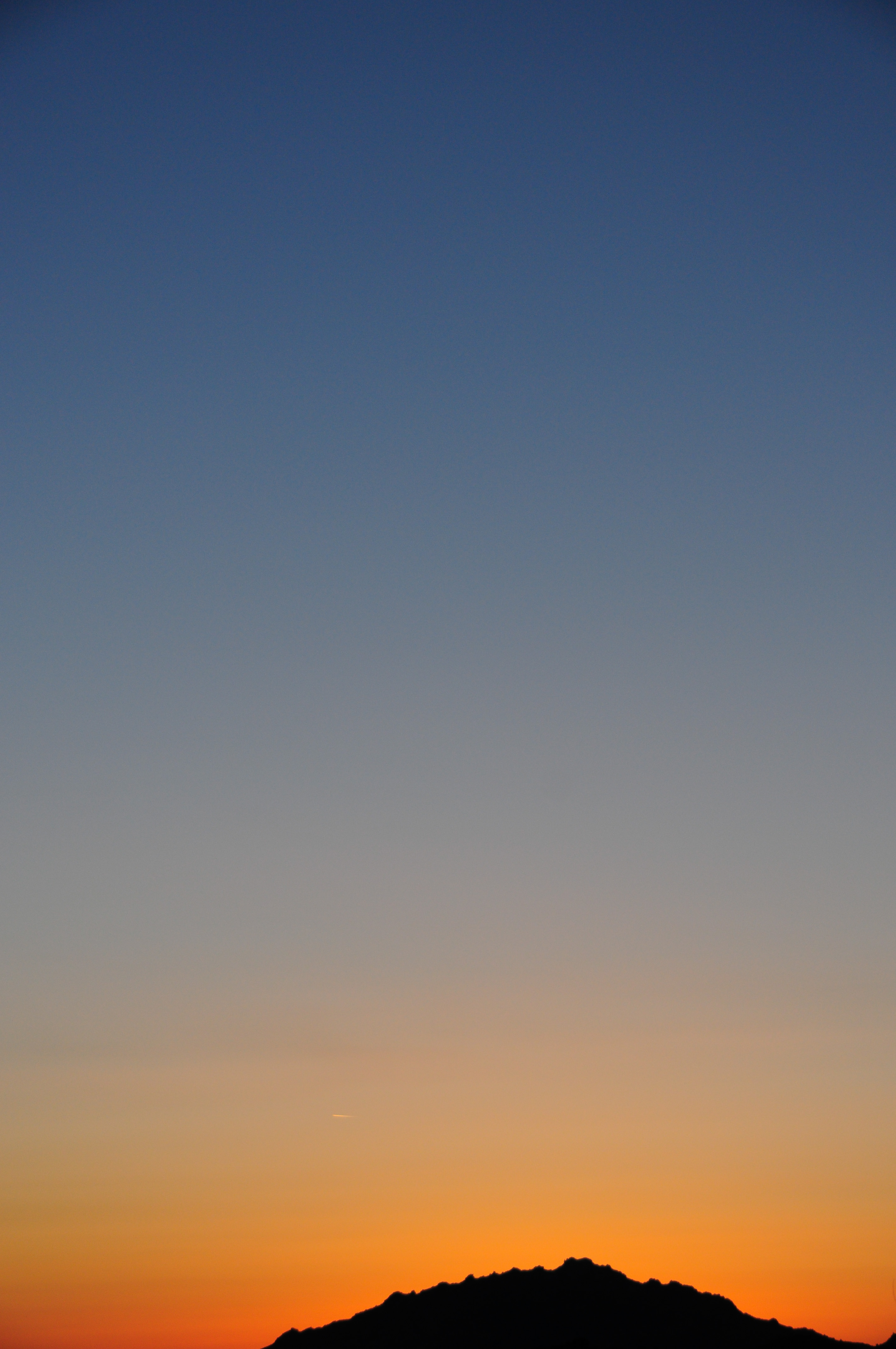Download wallpaper 2848x4288 hill, twilight, sky, gradient, dark hd ...