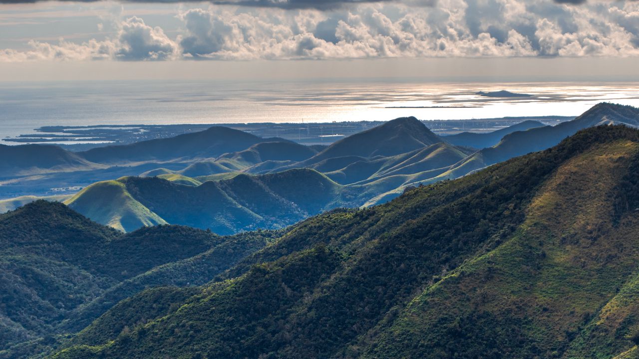Wallpaper hills, relief, trees, puerto rico hd, picture, image
