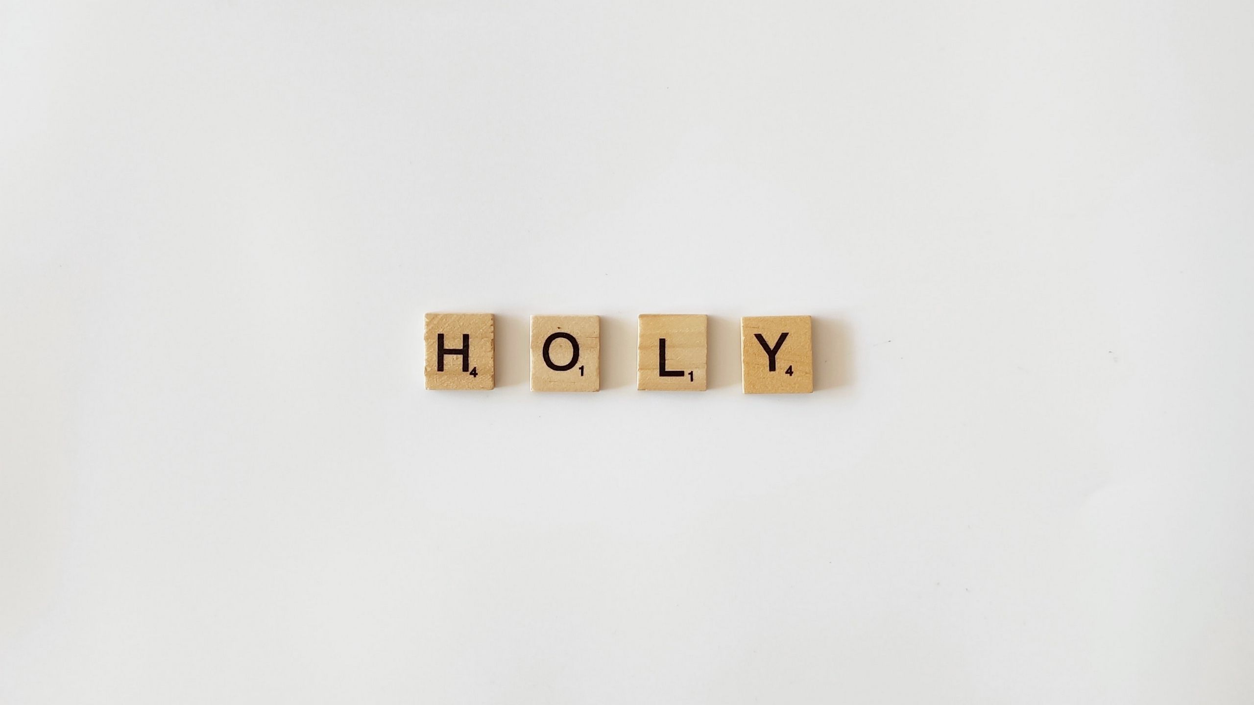 Download wallpaper 2560x1440 holy, word, letters, text widescreen 16:9 ...