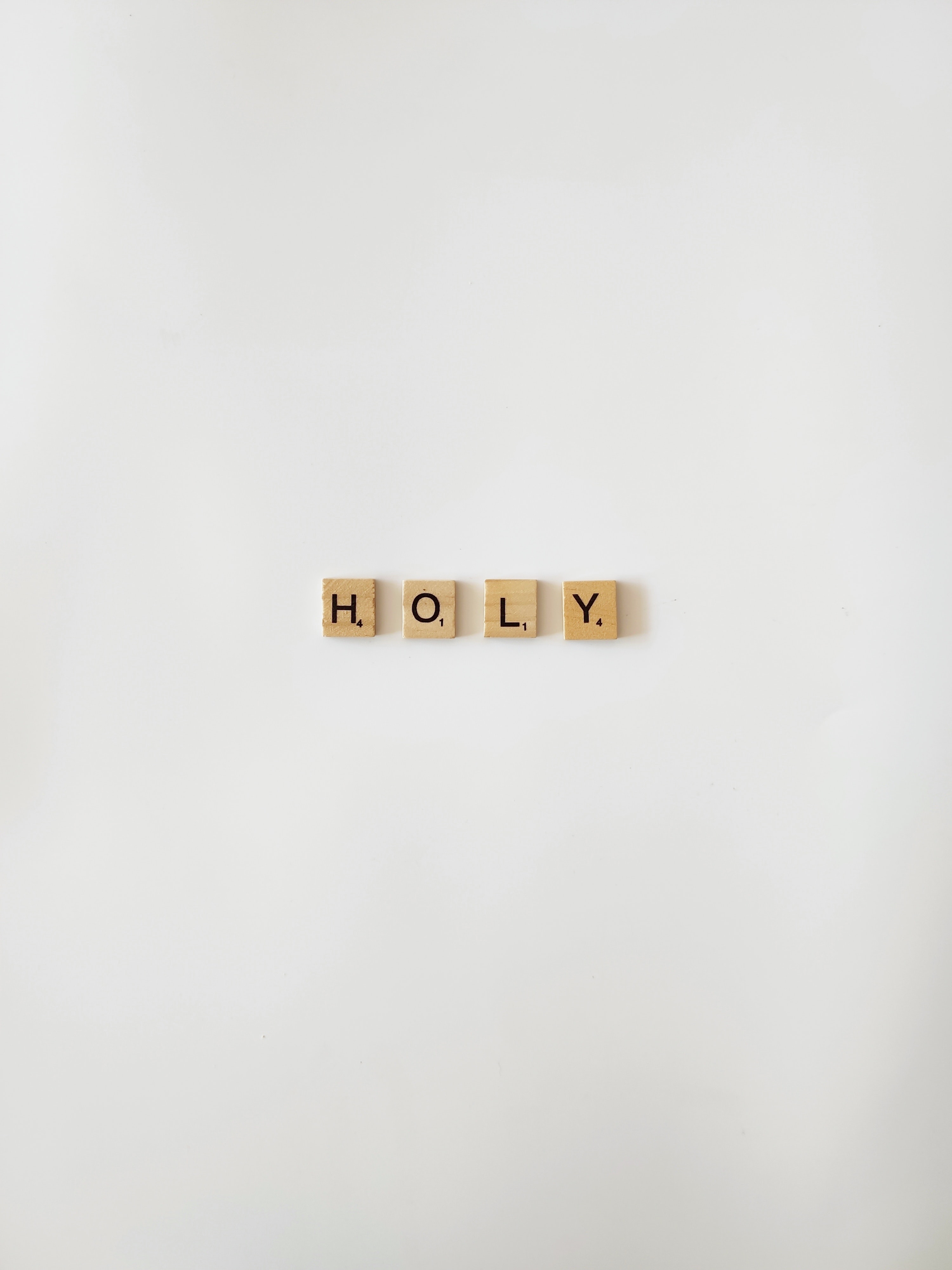 Download wallpaper 3000x4000 holy, word, letters, text hd background