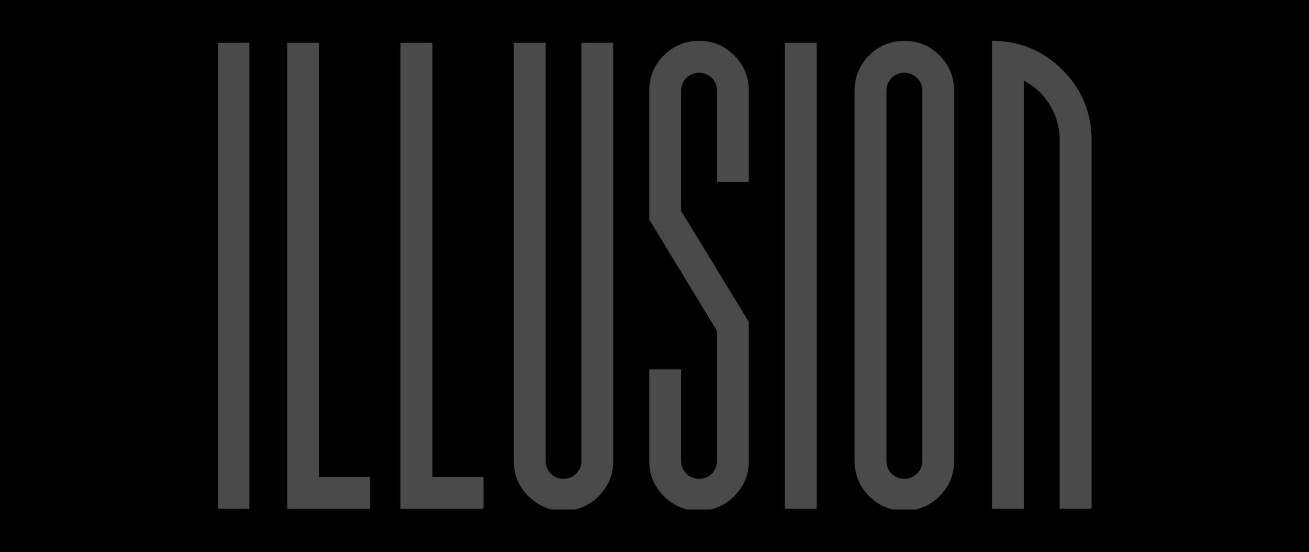 Download wallpaper 2560x1080 illusion, inscription, dark, letters, word ...