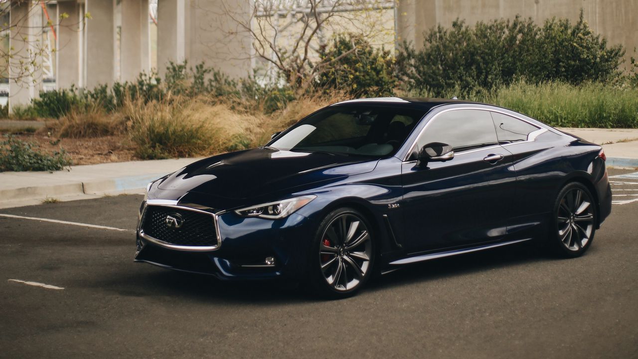 Wallpaper infiniti q60, infiniti, car, blue hd, picture, image