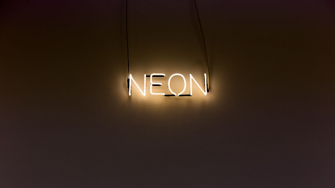 Wallpaper inscription, neon, backlight, wall hd, picture, image