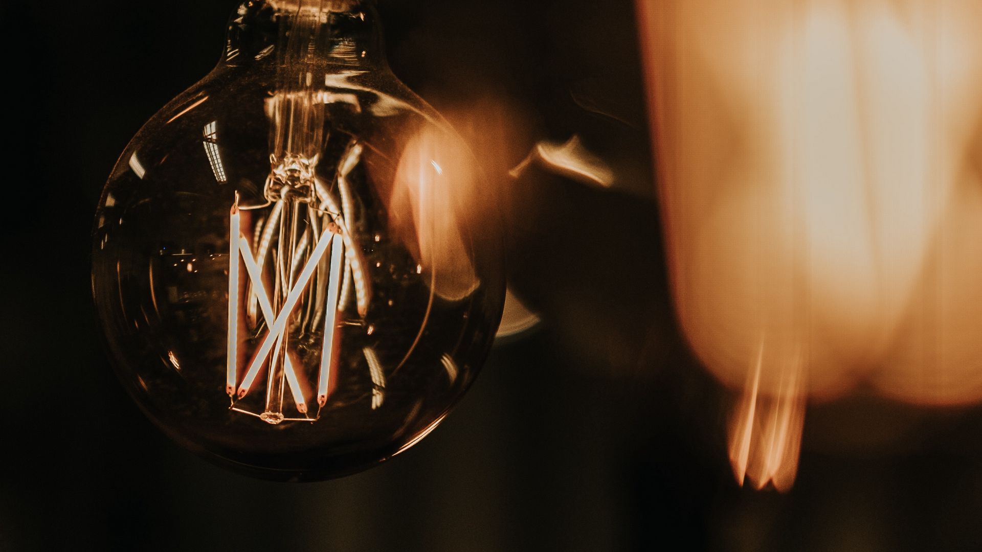 Download wallpaper 1920x1080 lamp, light, electricity, lighting, spots ...