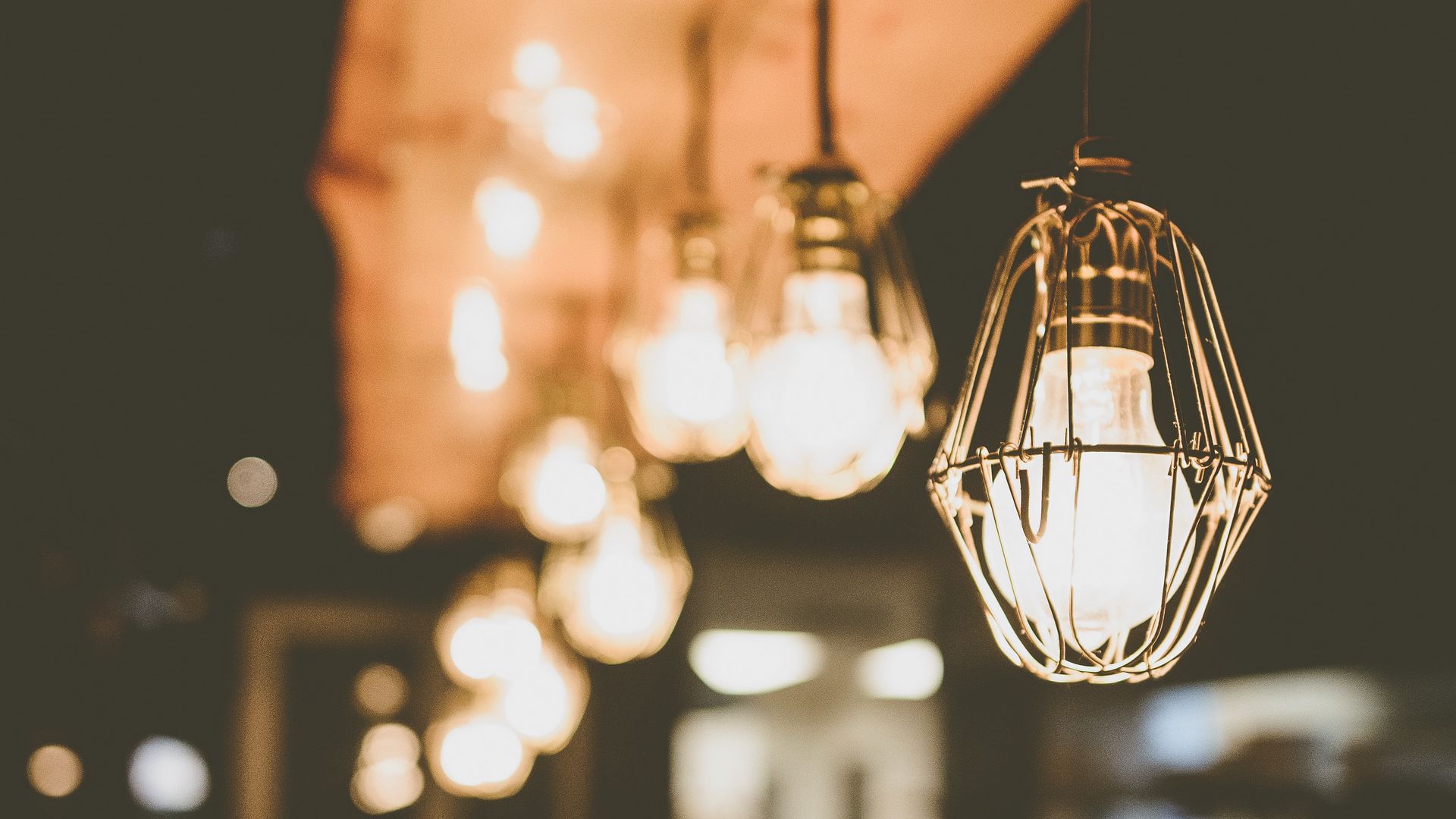 Download wallpaper 1920x1080 lamps, light bulbs, loft, electricity ...