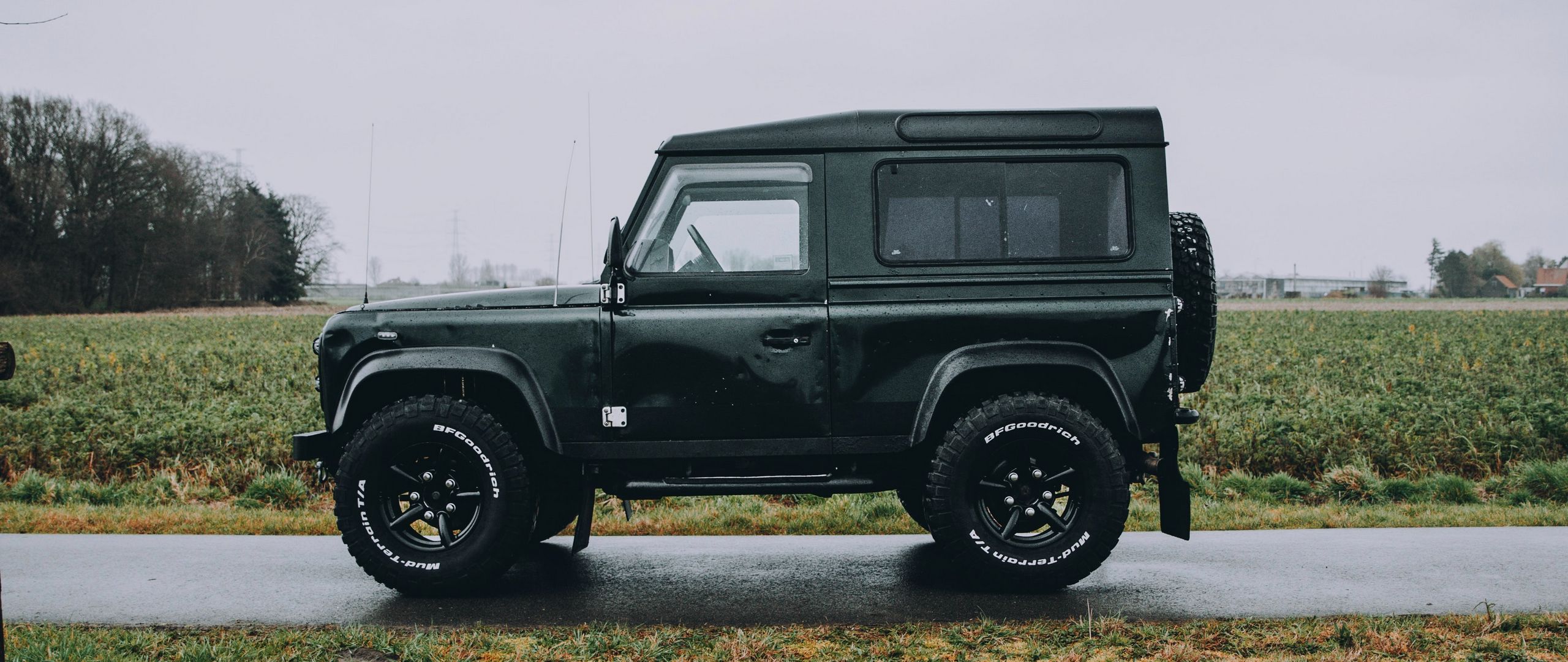 Download wallpaper 2560x1080 land rover, car, suv, grass dual wide ...