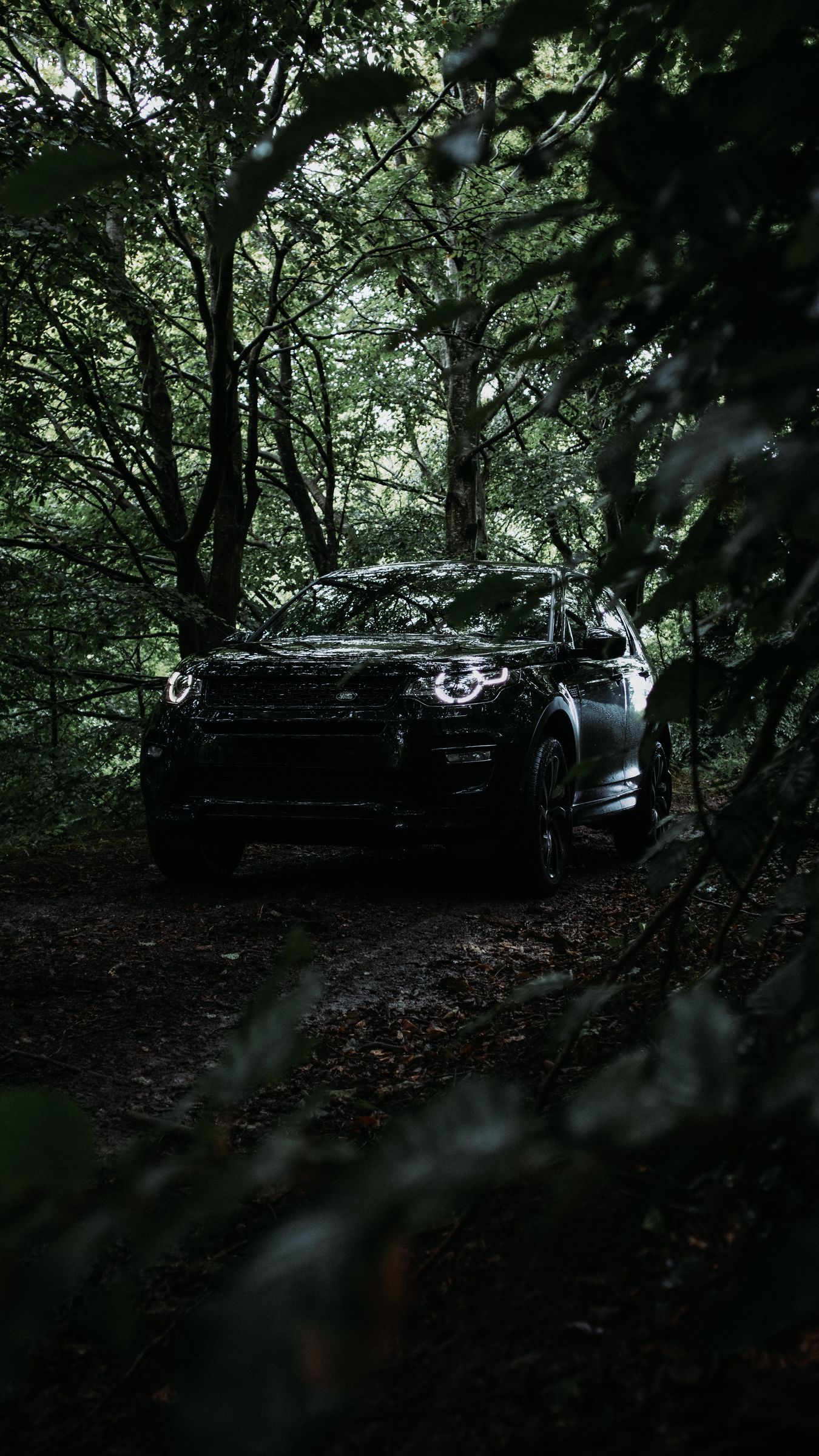 Download wallpaper 1350x2400 land rover, car, suv, front view iphone 8 ...