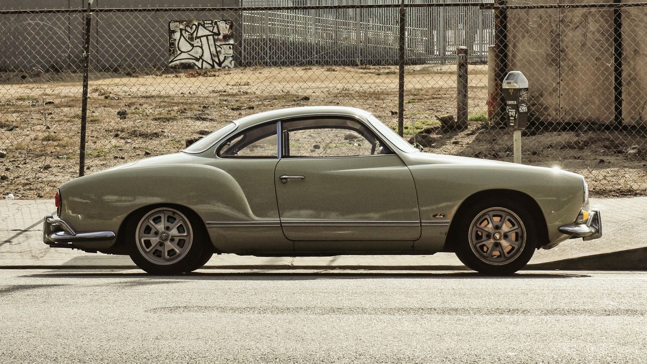 Wallpaper car, retro, vintage, side view, street hd, picture, image