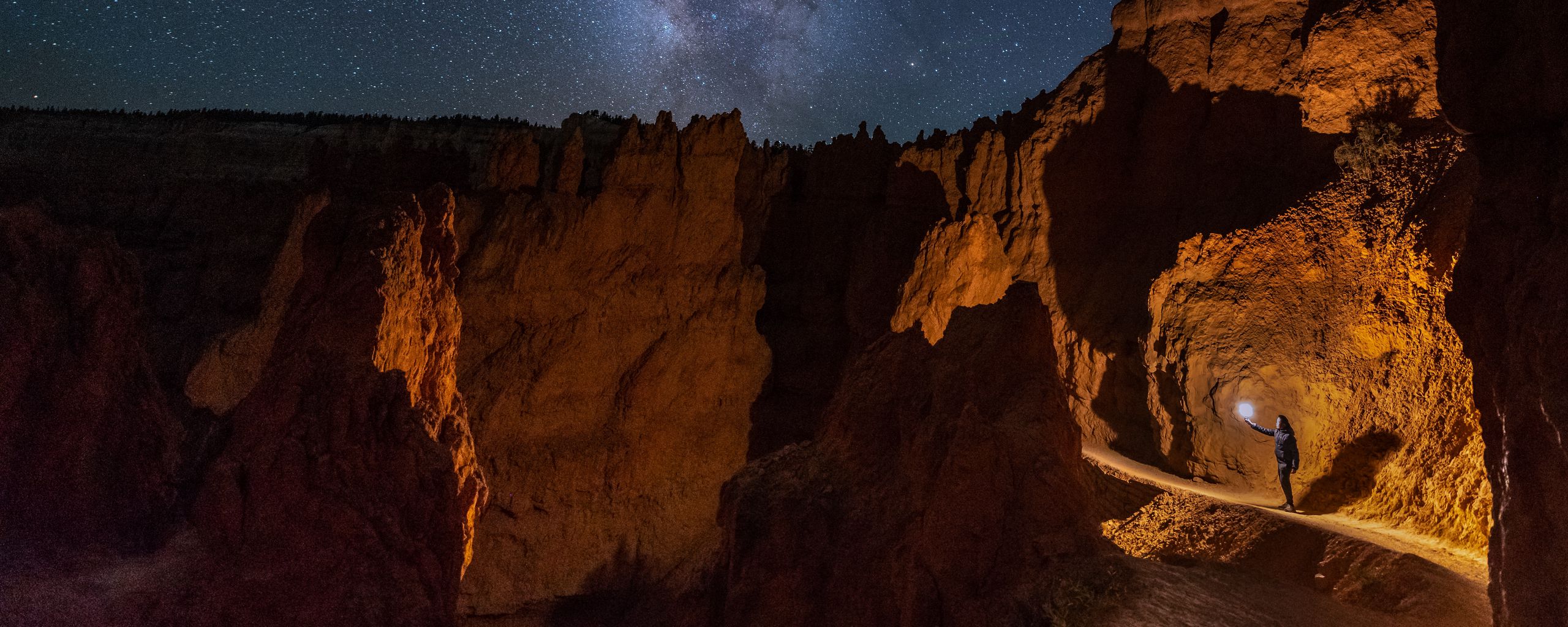 Canyon At Night Wallpaper