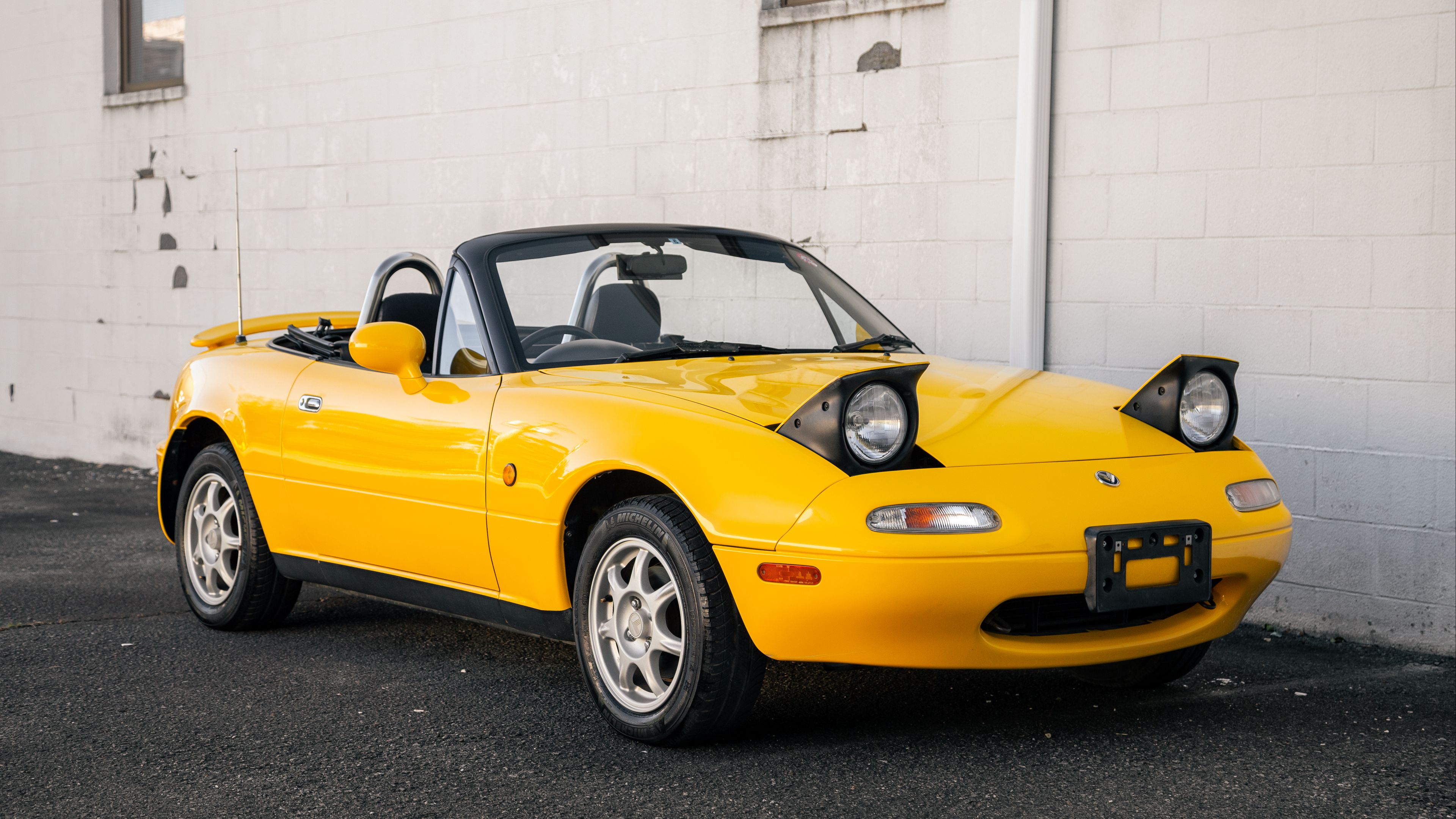 Download wallpaper 3840x2160 mazda mx-5, mazda, car, yellow 4k uhd 16:9 ...