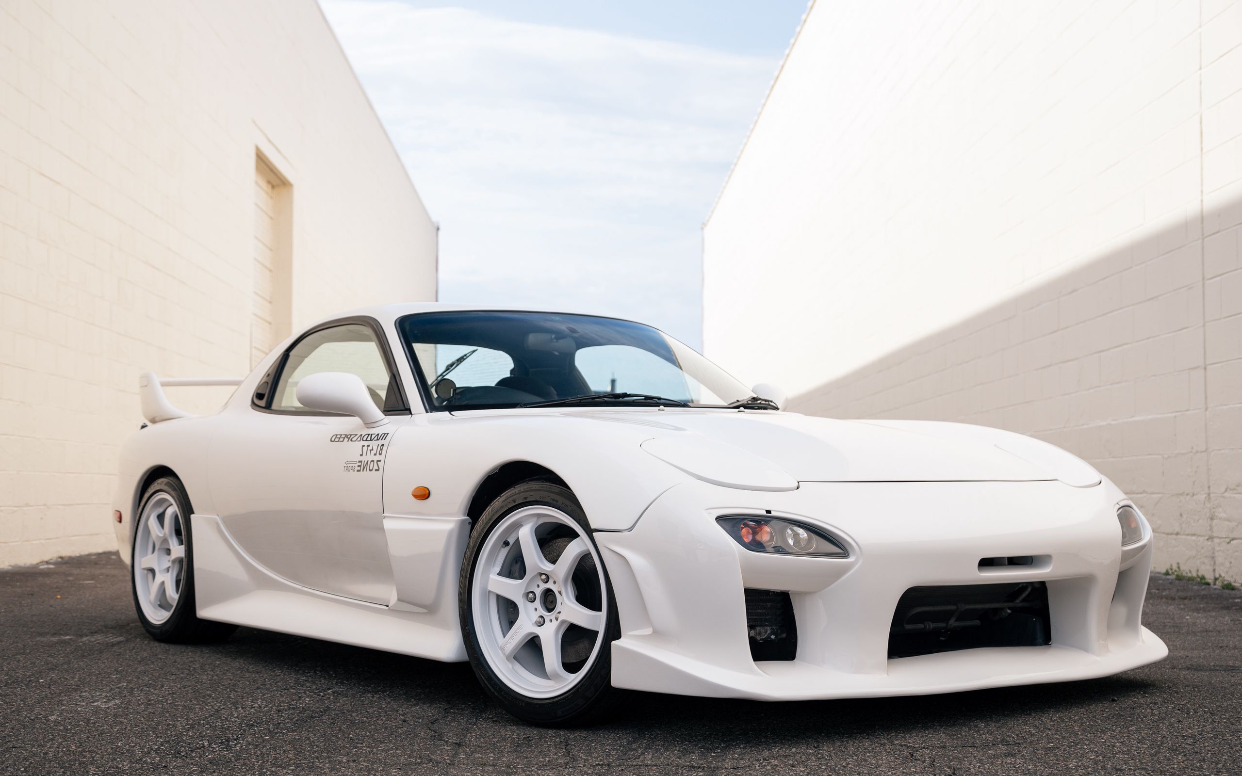 Download wallpaper 2560x1600 mazda rx-7, mazda, car, white, wheel ...