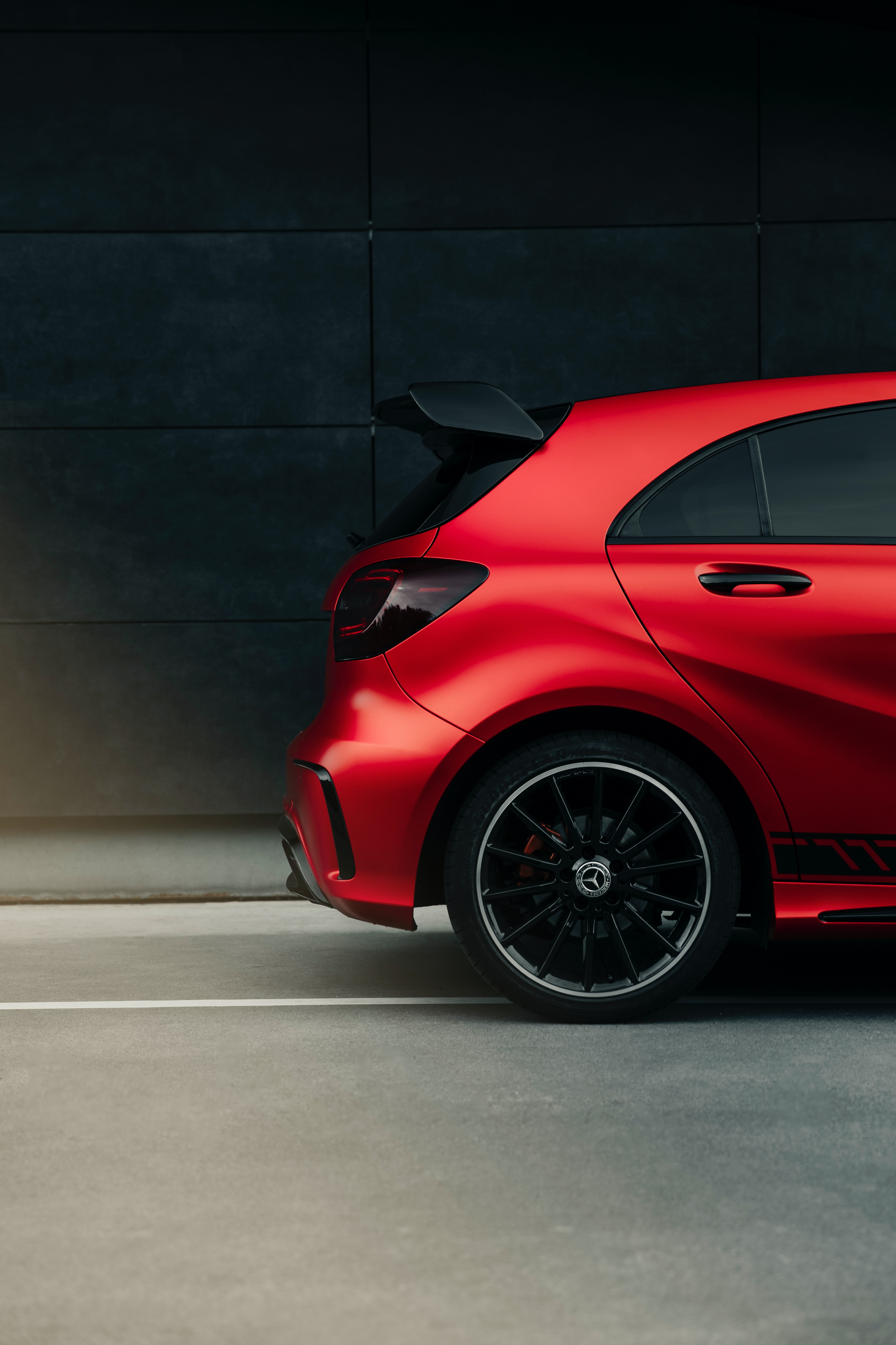 Download wallpaper 3840x5760 mercedes benz, car, side view, red hd ...
