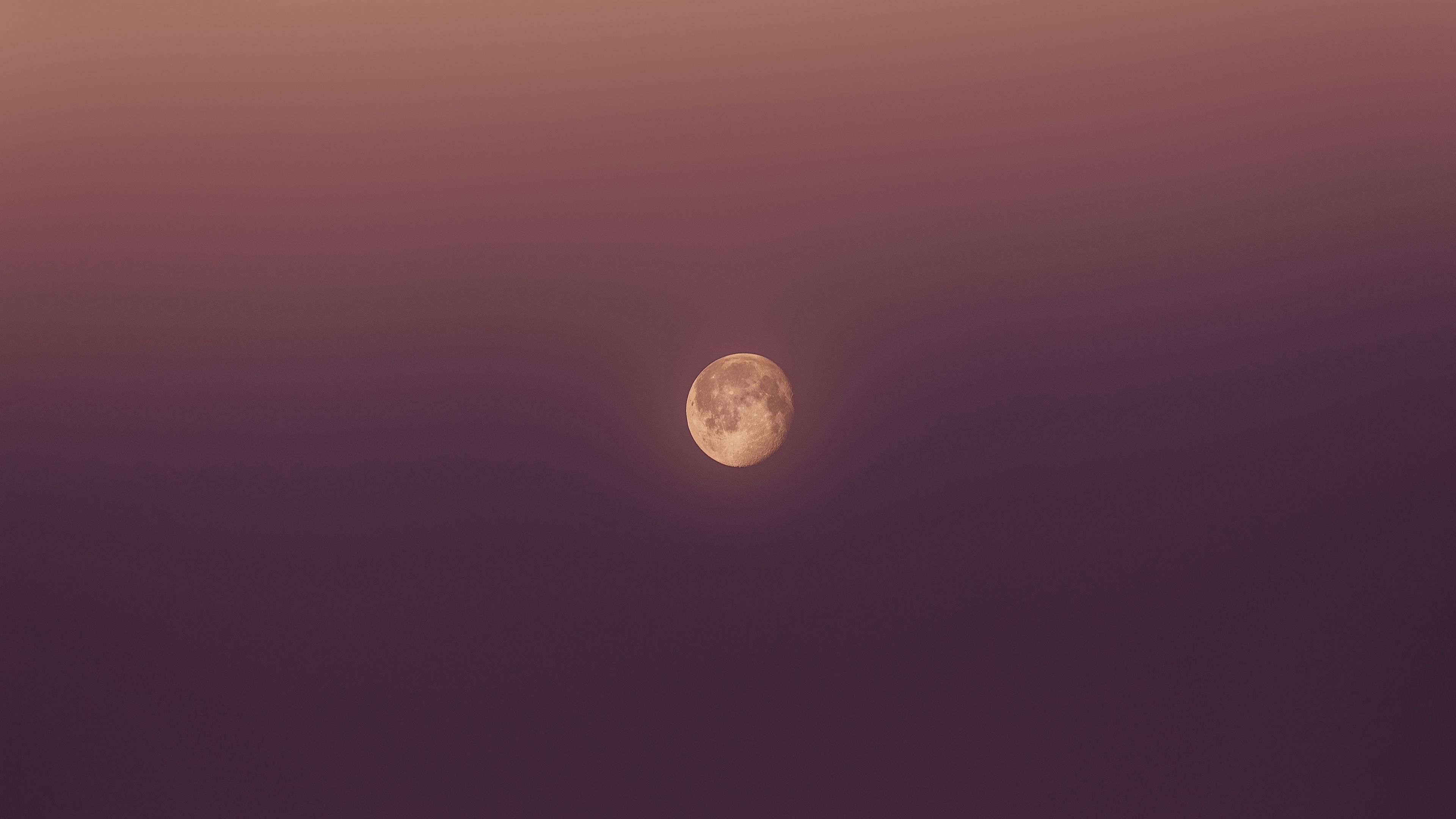 Download wallpaper 3840x2160 moon, full moon, sky, minimalism 4k uhd 16 ...