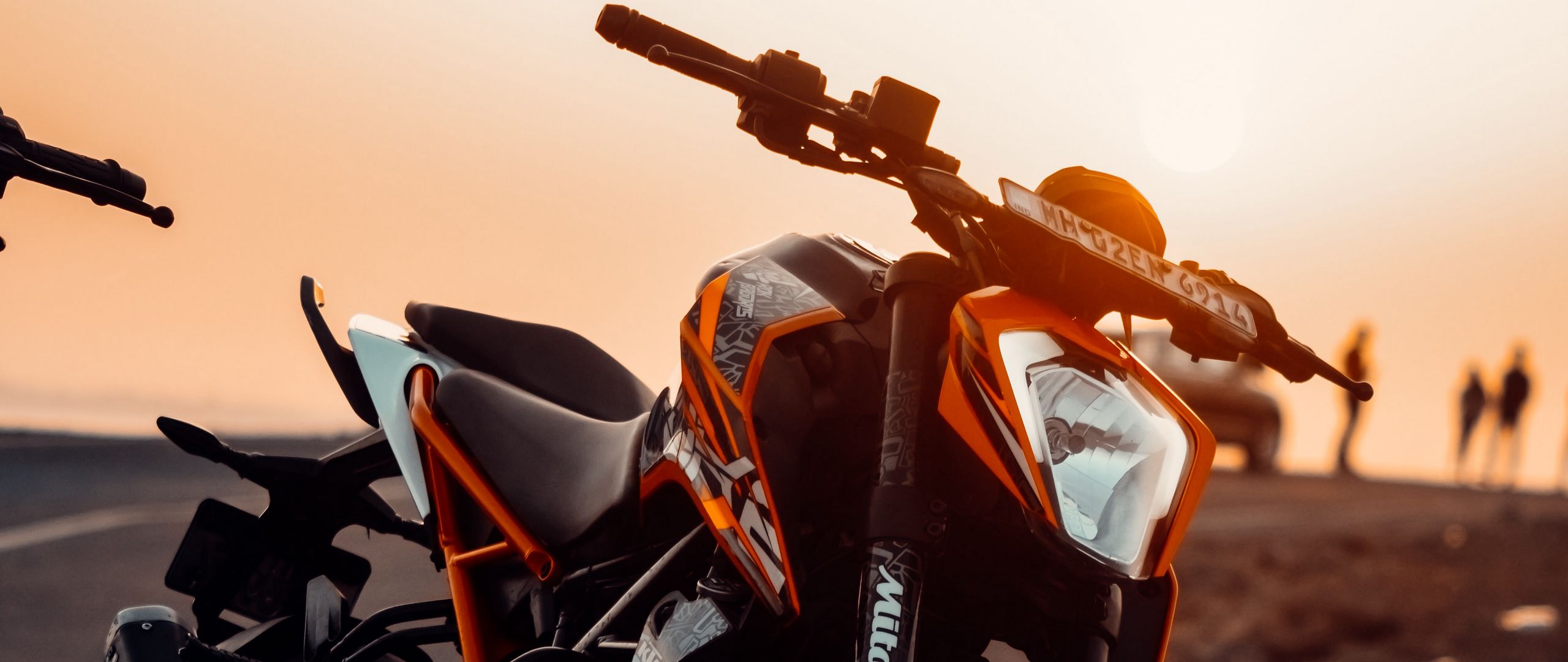 Download wallpaper 2560x1080 motorcycle, bike, front view, headlight ...