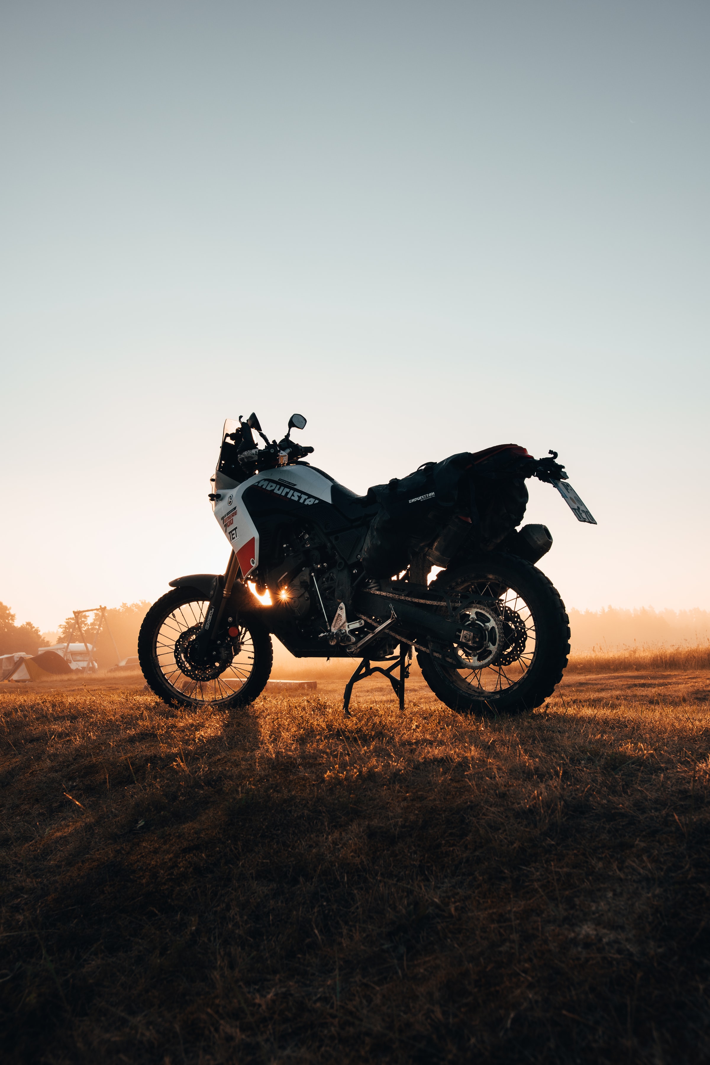 Download wallpaper 2400x3600 motorcycle, side view, bike, rays hd ...