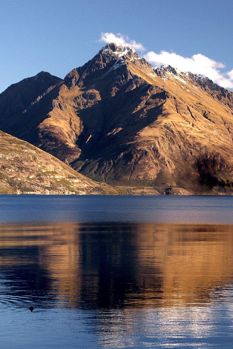Download wallpaper 800x1200 mountain, lake, landscape, slope iphone 4s ...
