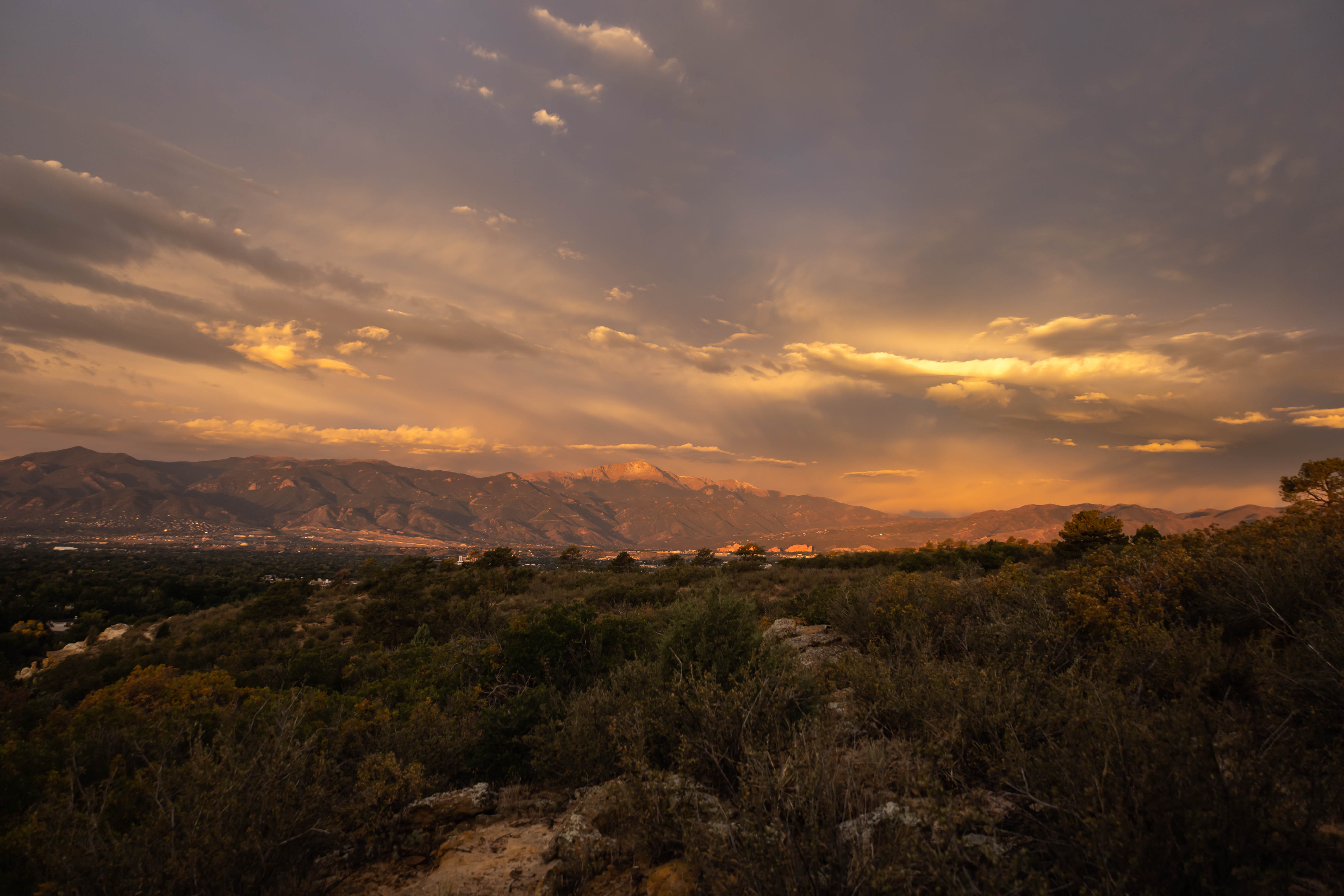 Download wallpaper 6240x4160 mountains, bushes, valley, landscape hd ...