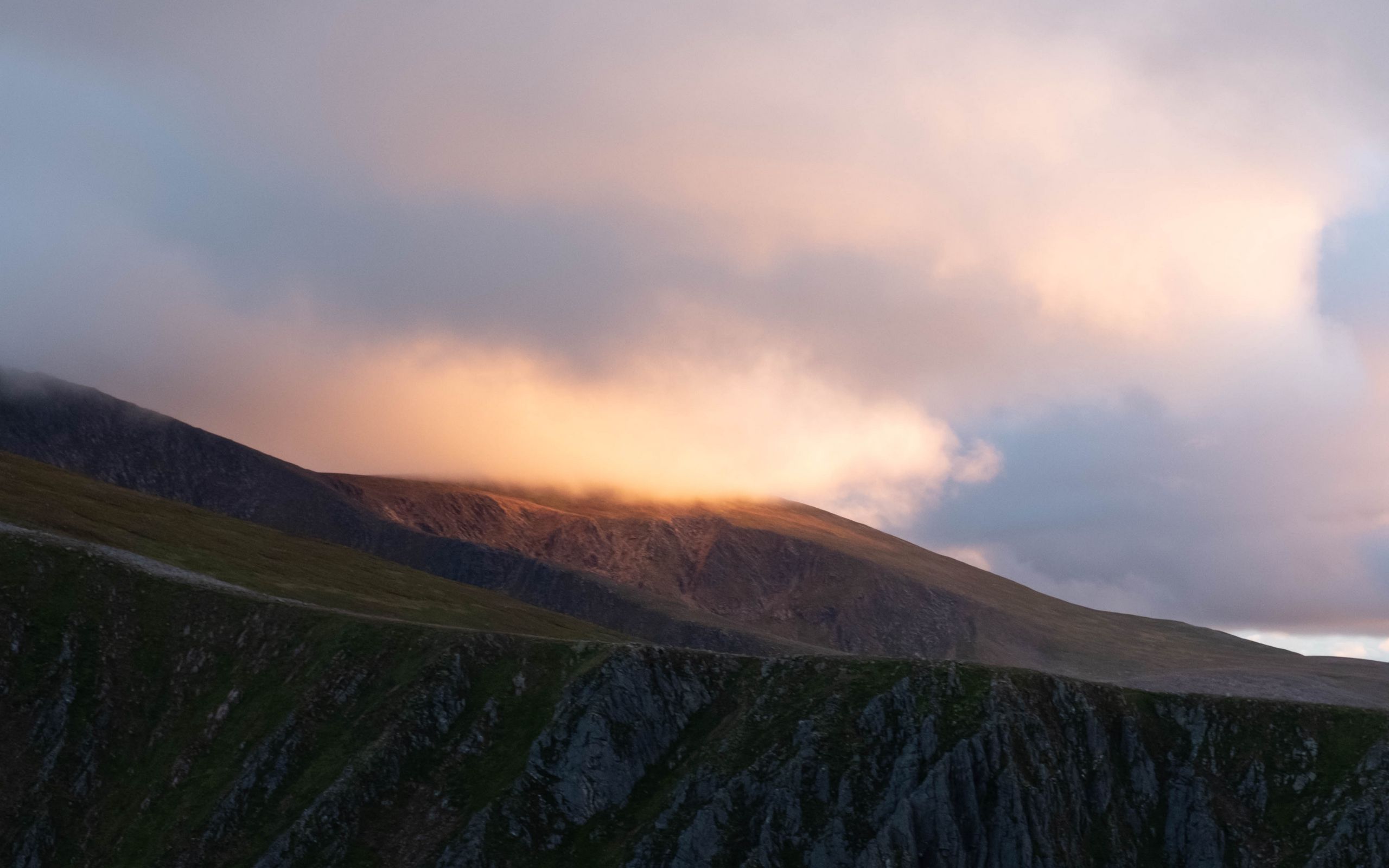 Download wallpaper 2560x1600 mountains, clouds, light, relief, nature ...