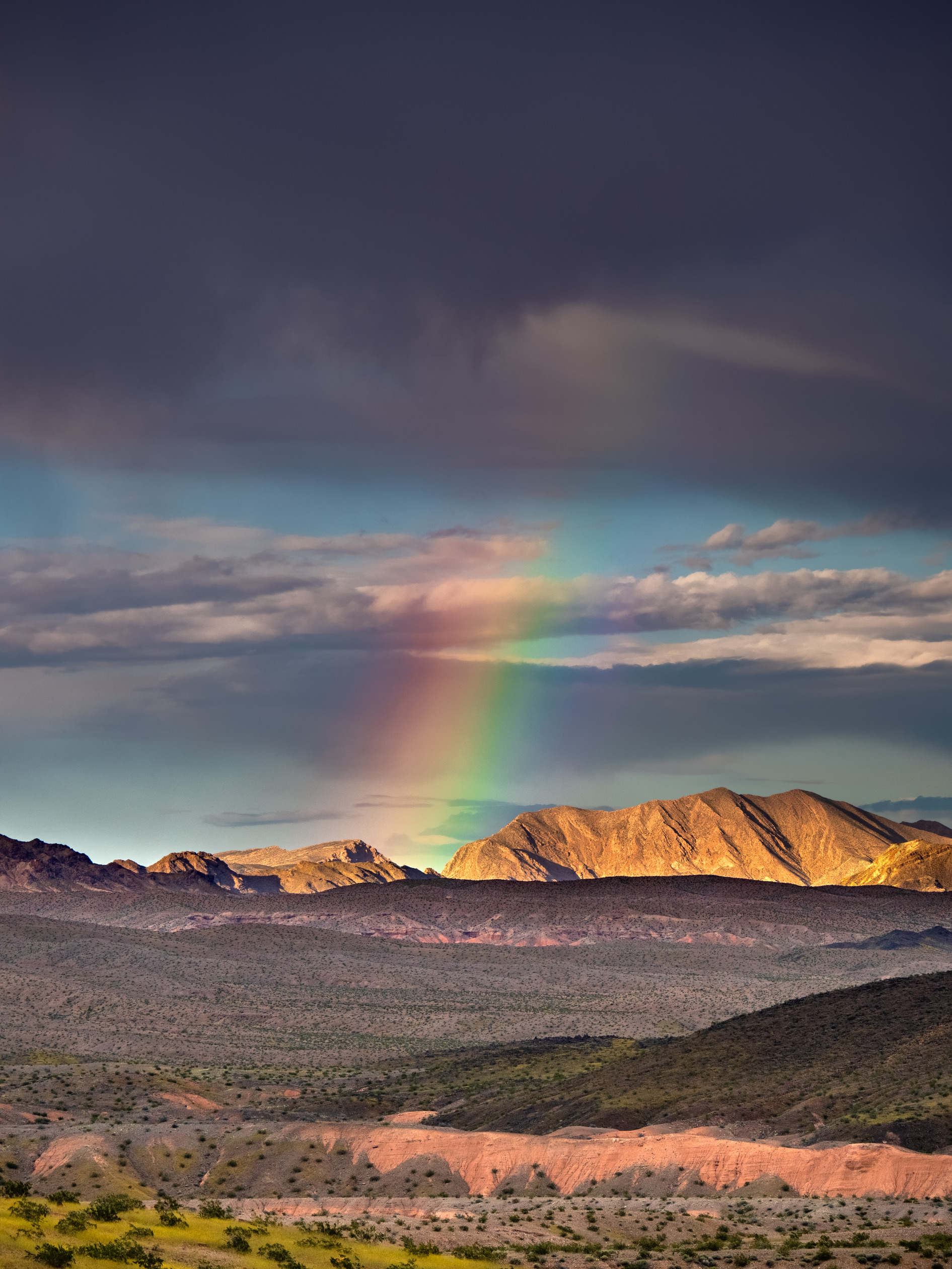 Download wallpaper 1891x2521 mountains, rainbow, landscape, nature hd ...