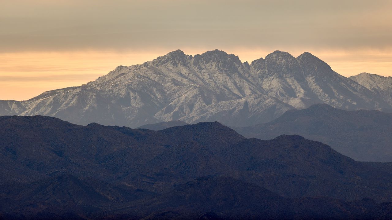 Wallpaper mountains, relief, nature, twilight hd, picture, image