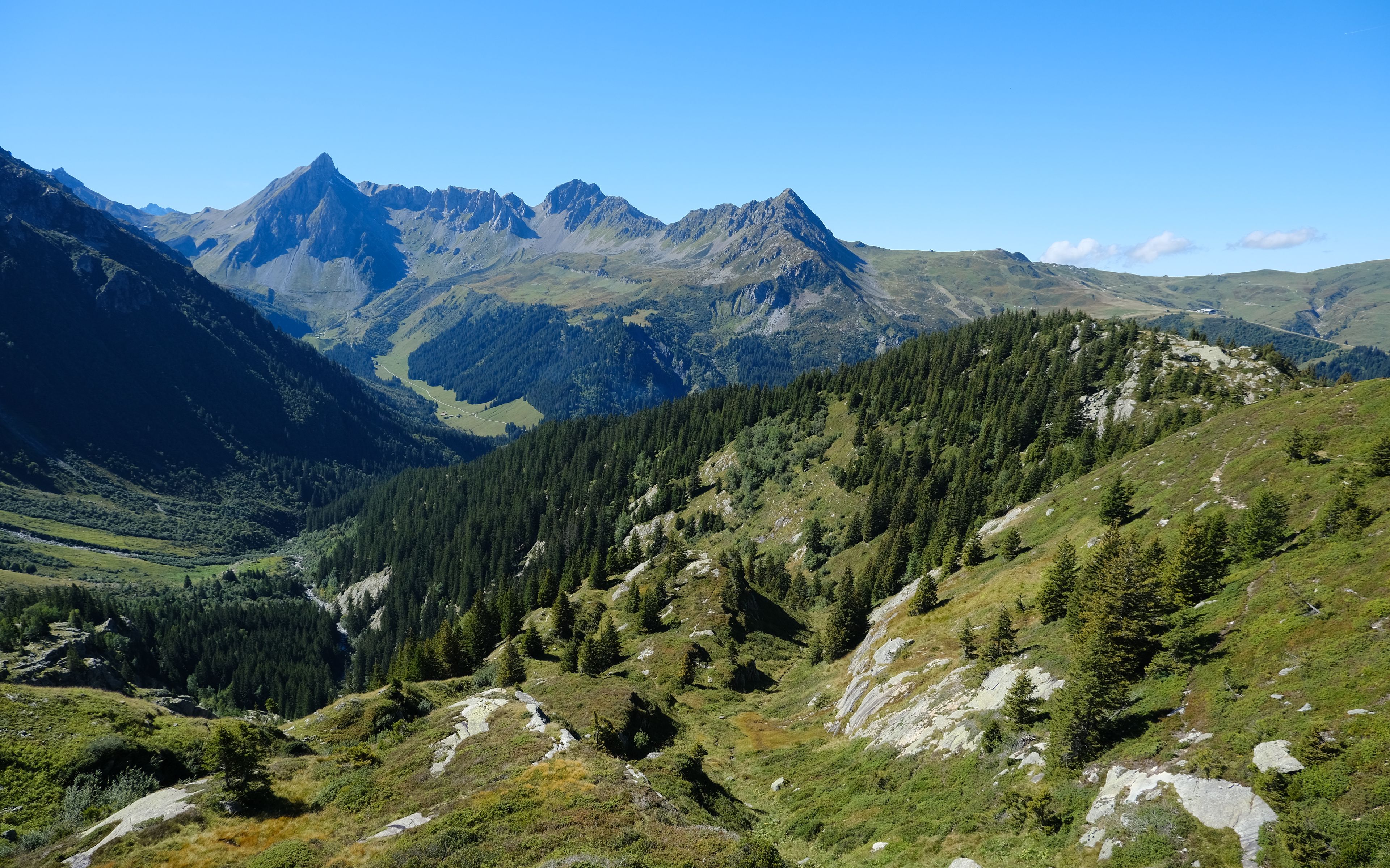 Download wallpaper 3840x2400 mountains, relief, trees, landscape ...