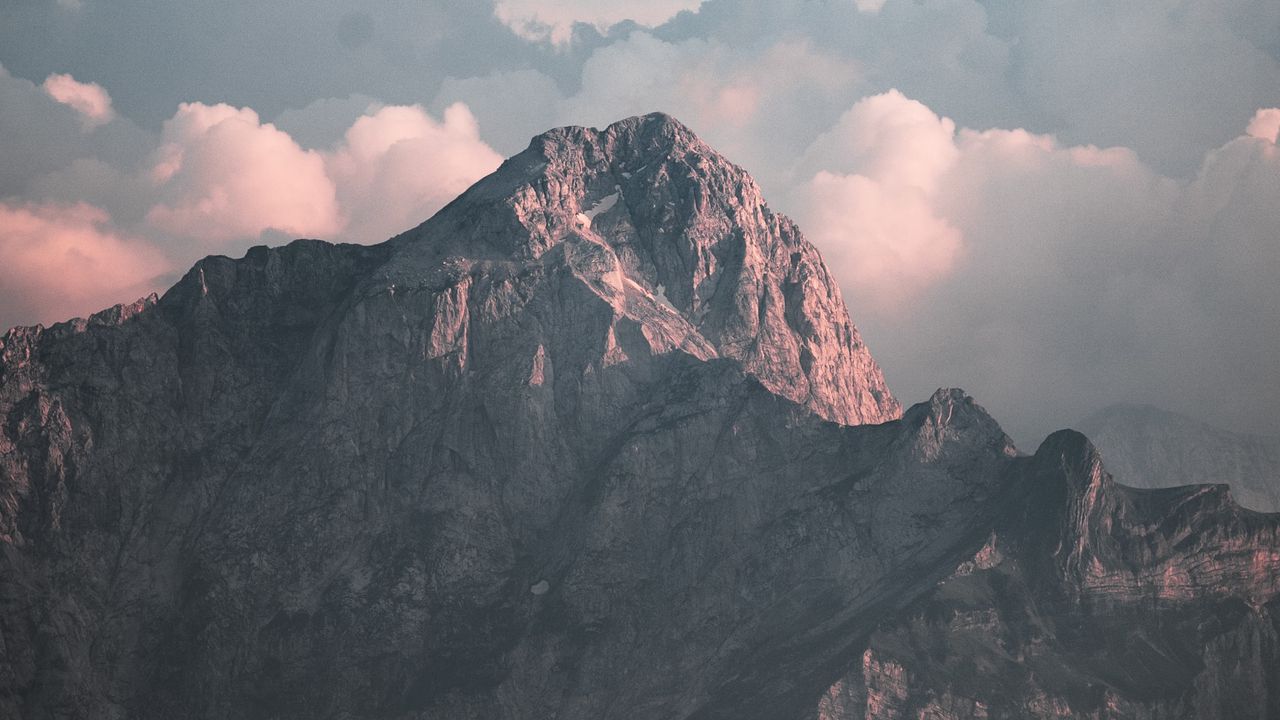 Wallpaper mountains, rocks, clouds, sky hd, picture, image