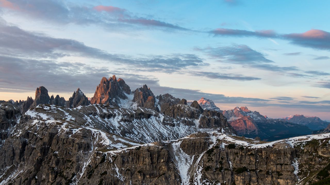 Wallpaper mountains, rocks, snow, nature hd, picture, image