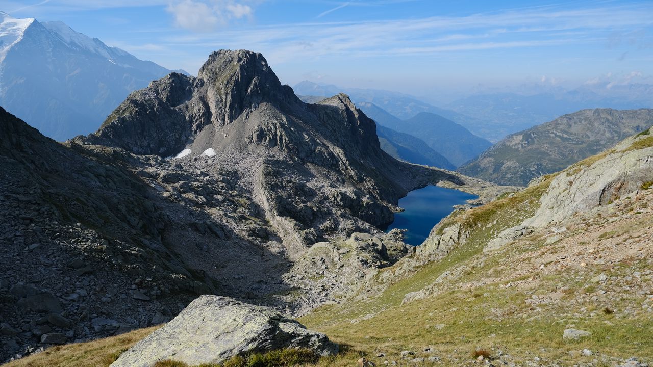 Wallpaper mountains, slope, relief, stones, landscape hd, picture, image