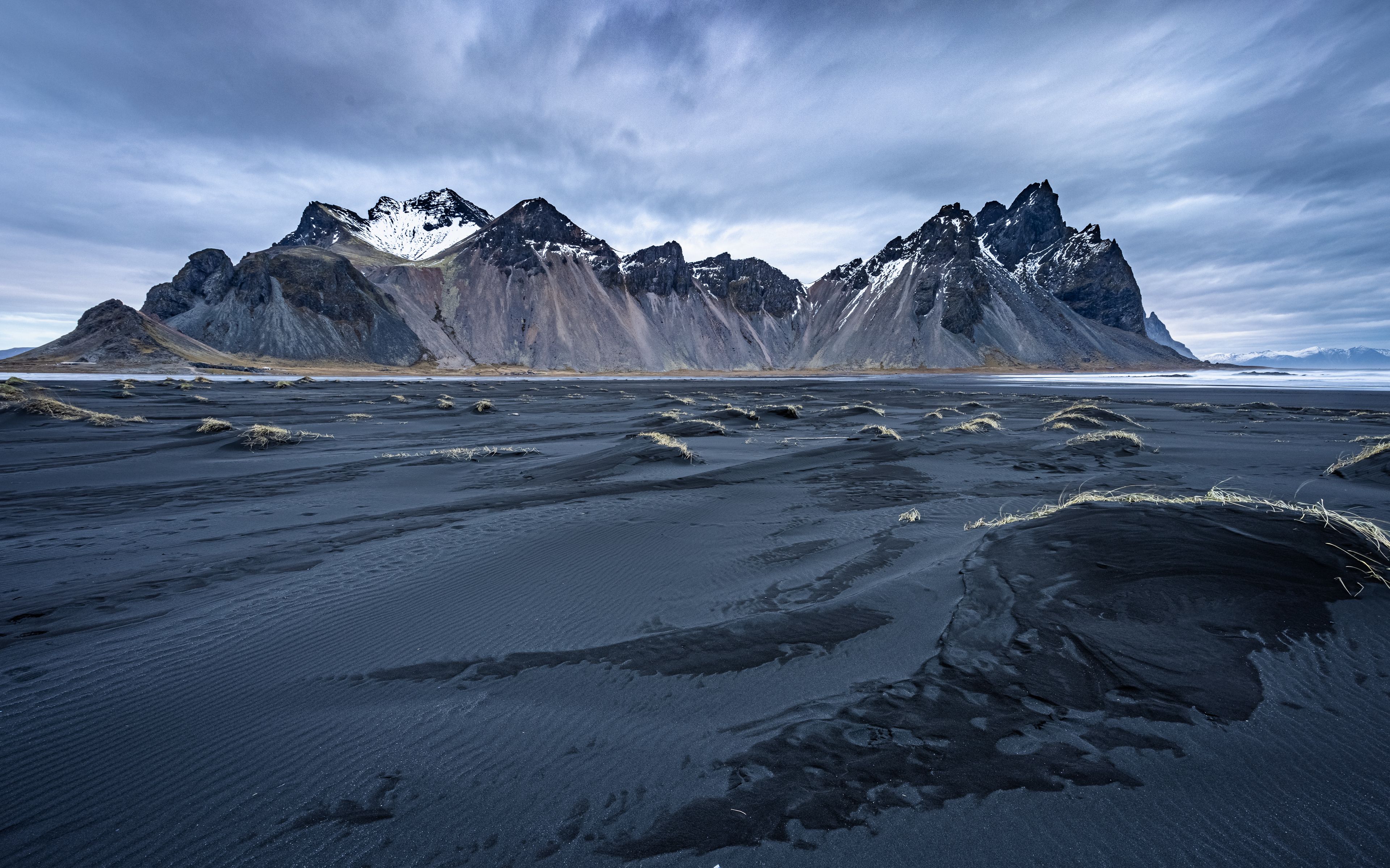 Download wallpaper 3840x2400 mountains, snow, winter, cold, landscape ...